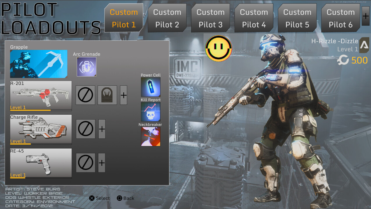 titanfall 1 pilot customization