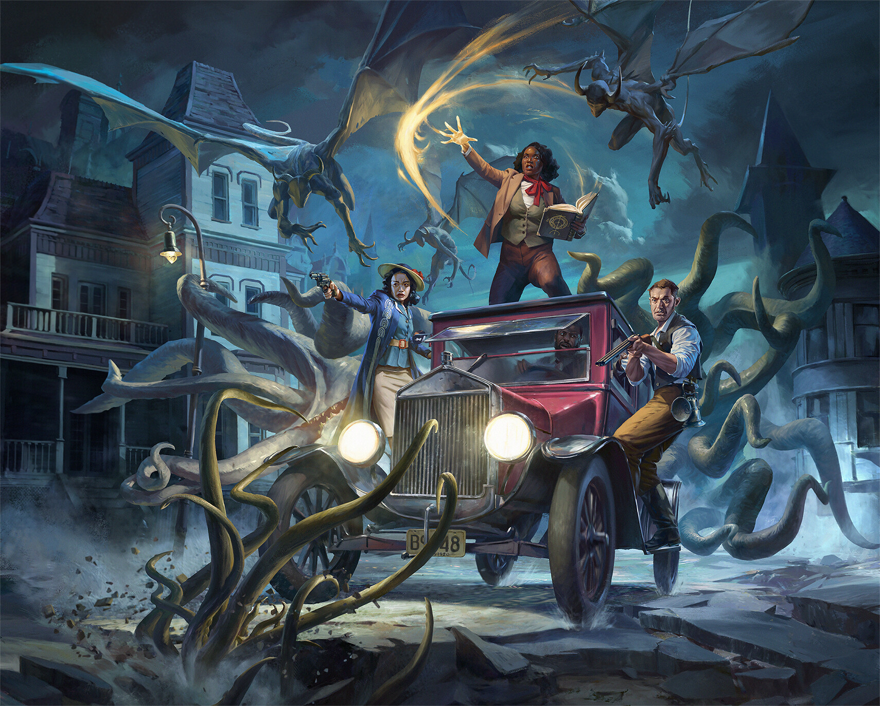 Arkham Horror Board Game Art