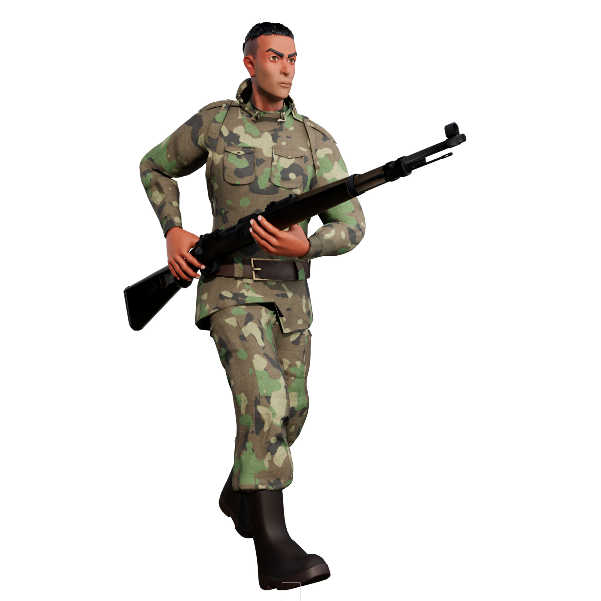 ArtStation - Game Ready Soldier Character