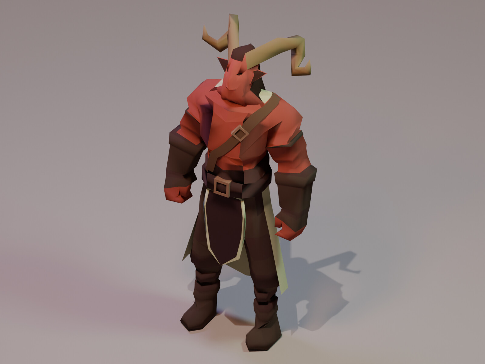 ArtStation - Low-Poly Demon