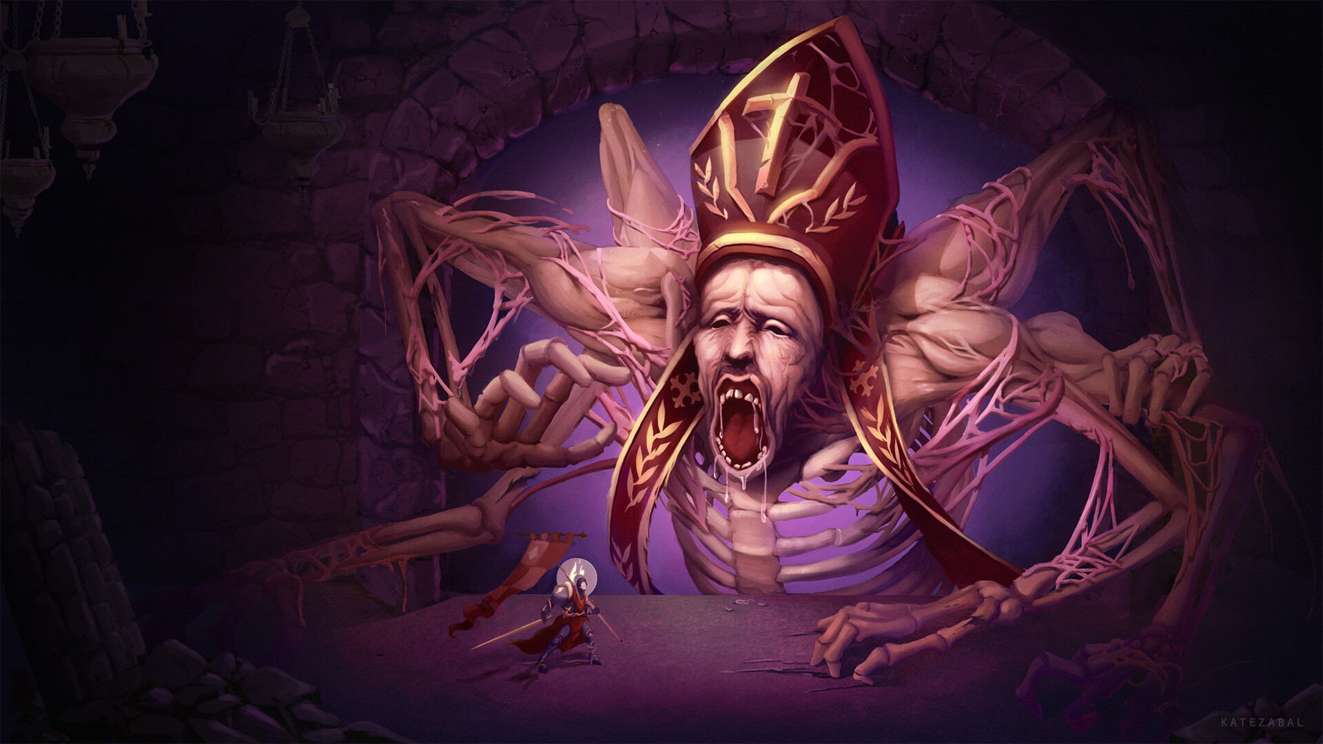 ArtStation - Corrupted priest - Boss Battle