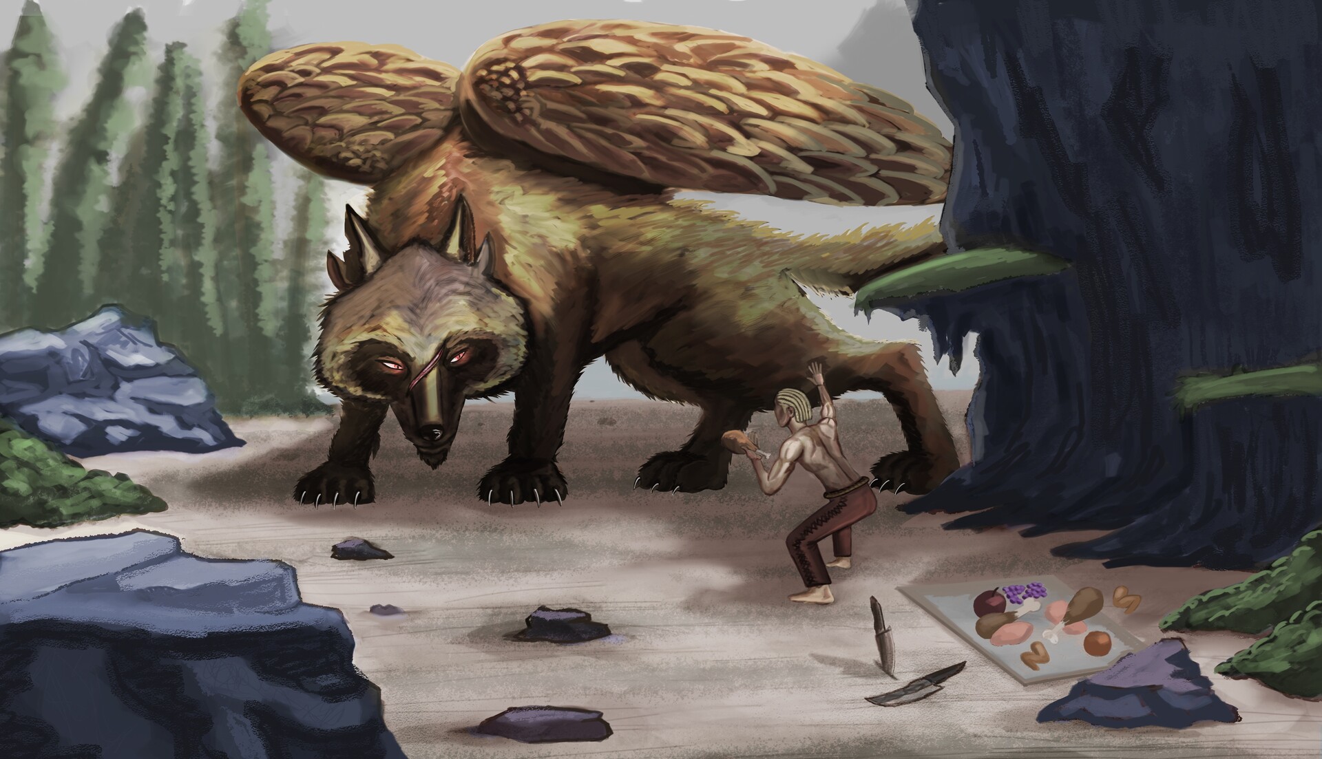 ArtStation - Taming of The Pterolycus - Concept