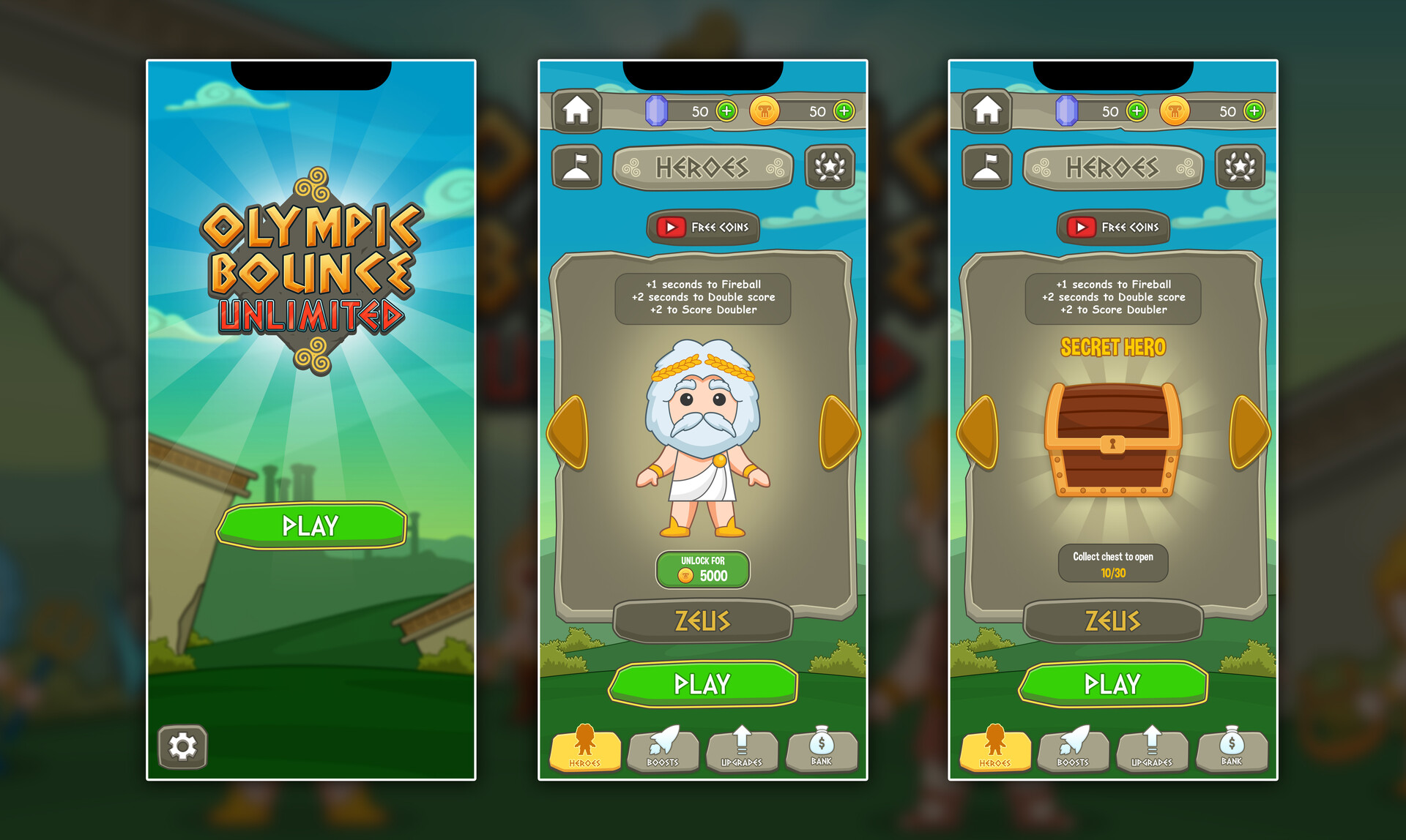 ArtStation - Game UI for Platformer game..