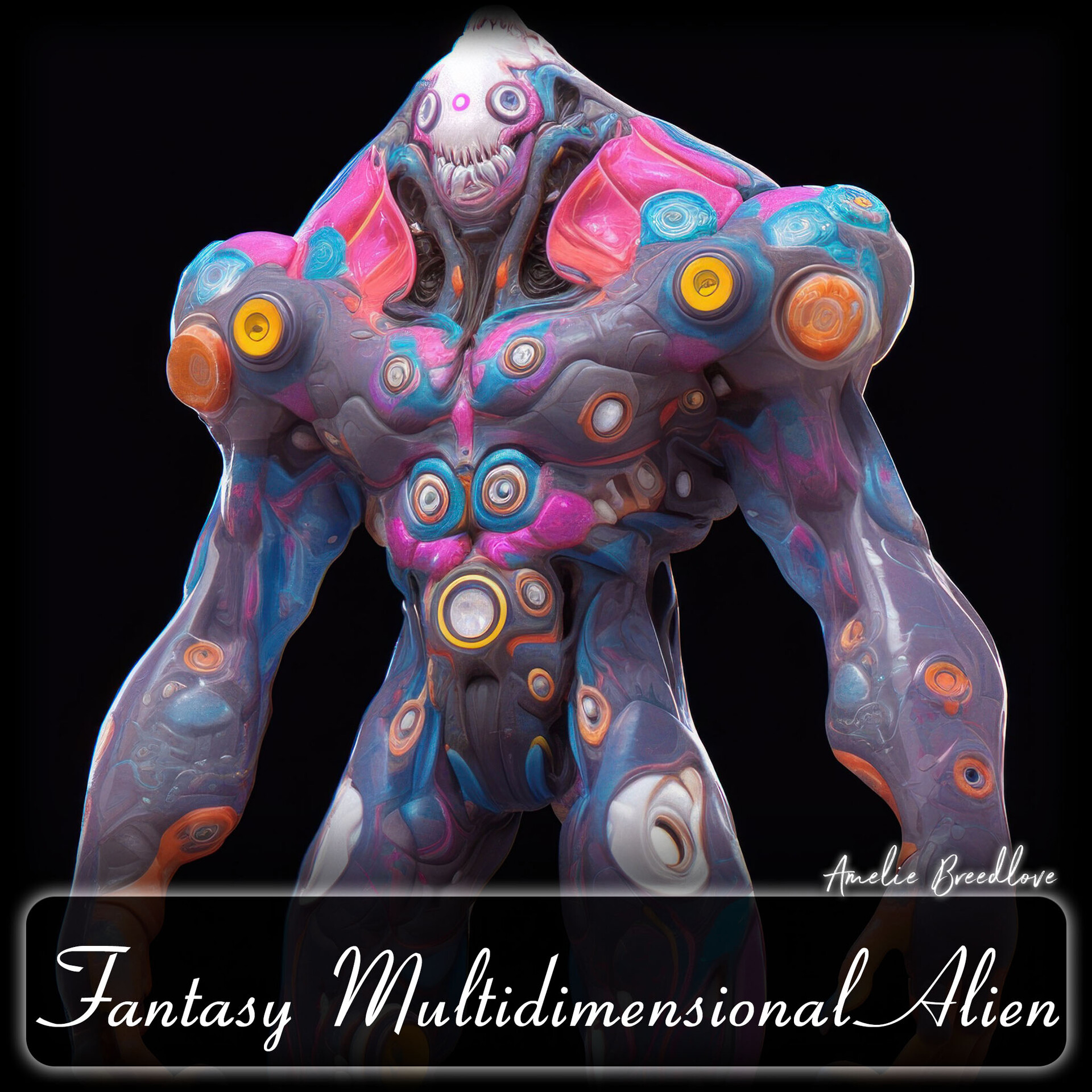 ArtStation - 200 Fantasy Multidimensional Alien Reference Pack | 4K | v.12