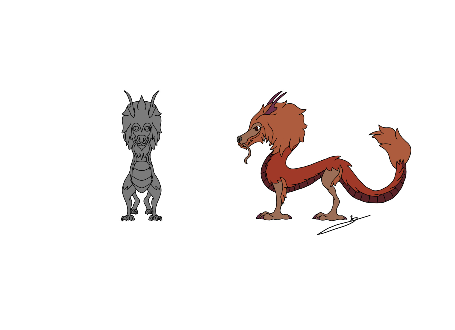 ArtStation - Project: Red dragon Side Characters