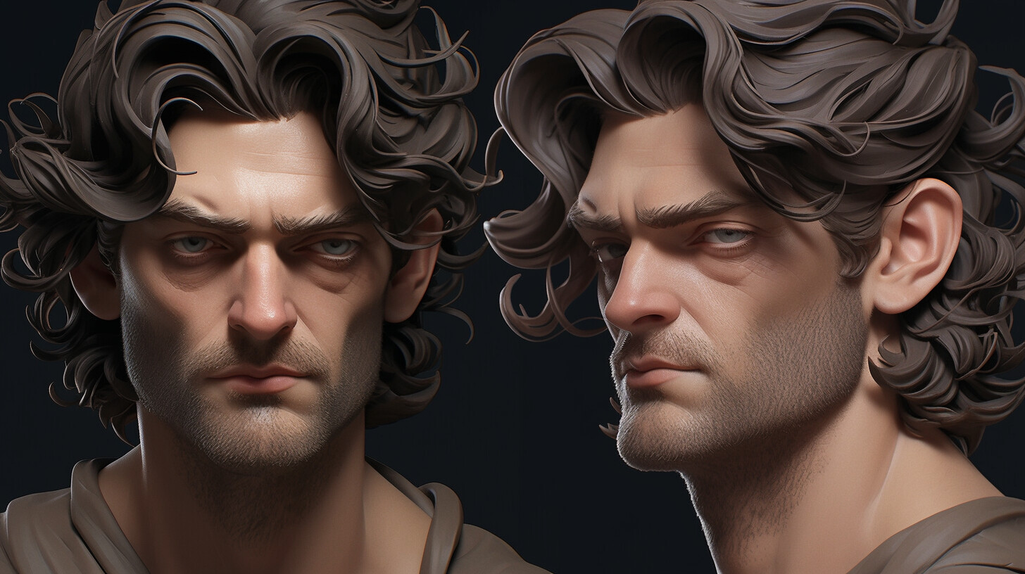 3D Head Sculpt References in 4K - Tika Art - +300 Stylized Featured ...