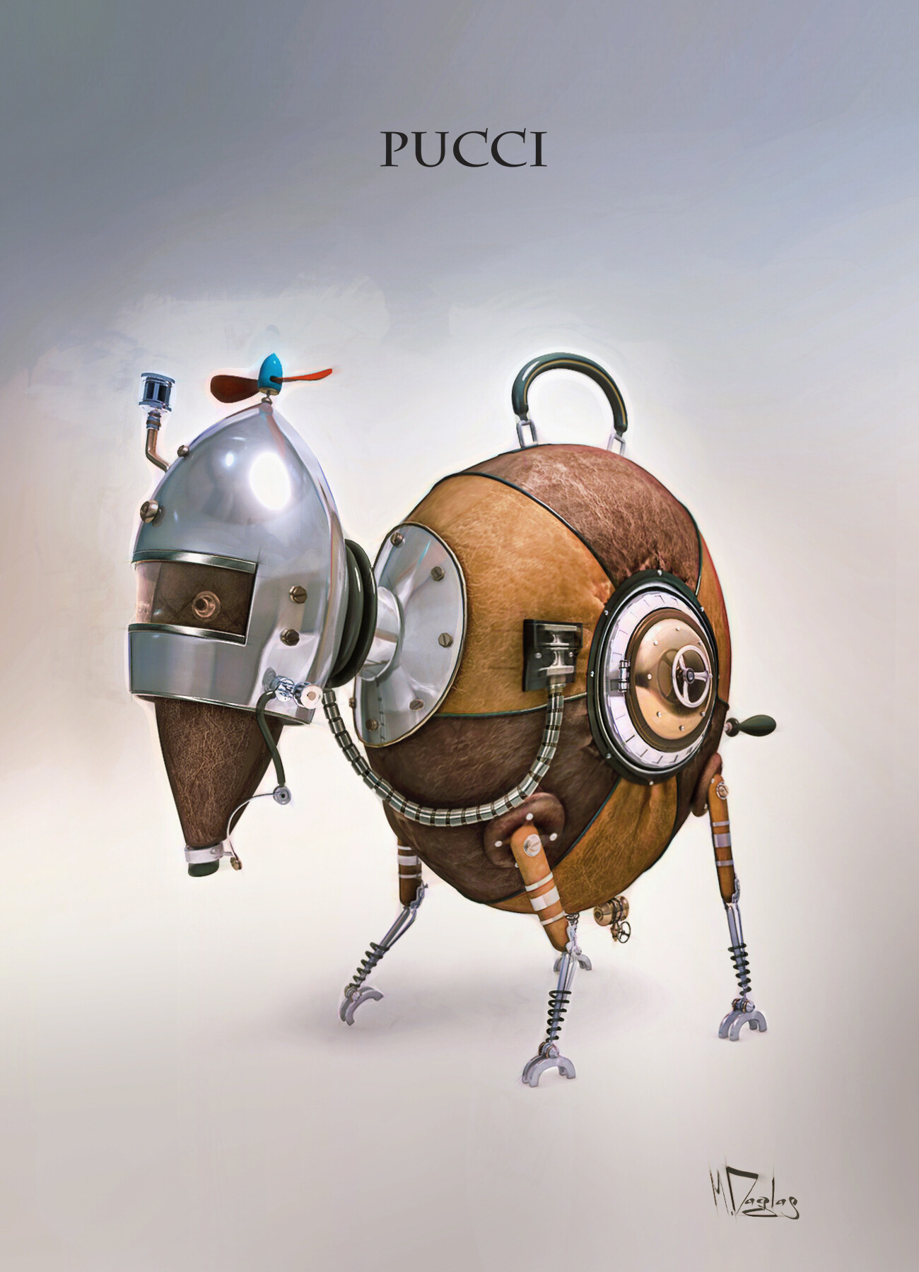 ArtStation - Steam Punk Portable Pooch (Gucci Style )