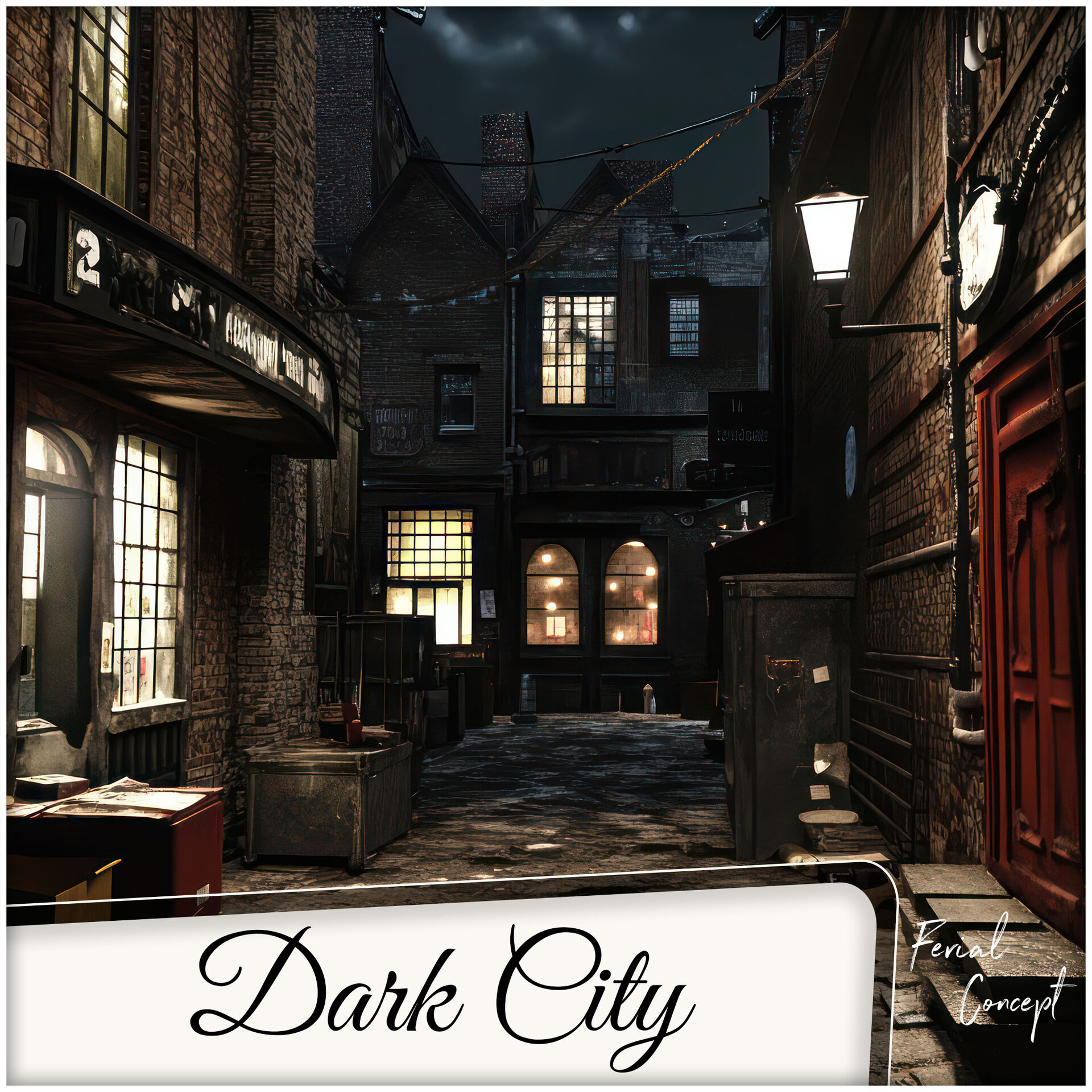 Ferial Concept - 🔹200 Dark City - Environment Concept Reference Image ...