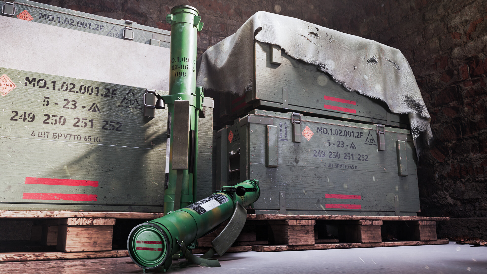 ArtStation - Rocket-propelled infantry flamethrower RPO-A "Bumblebee"