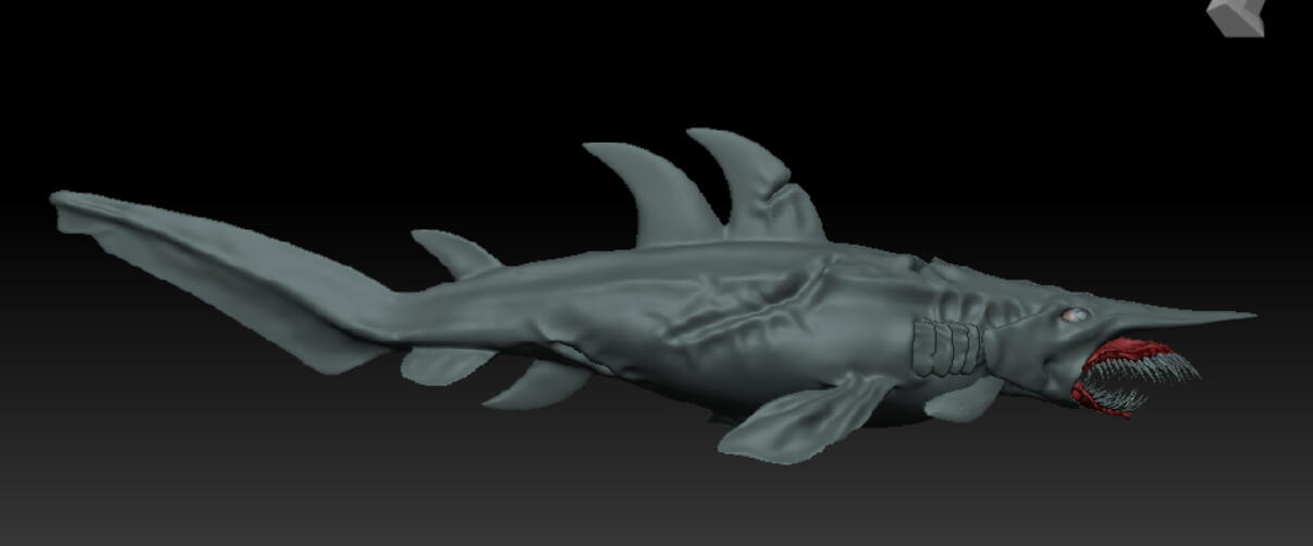 ArtStation - Goblin Shark - On Progress