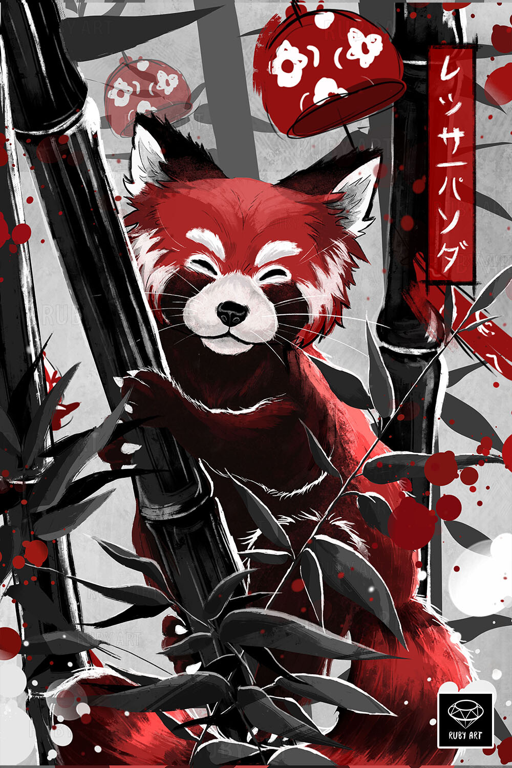 Ruby Art - Red Panda - Japan Collection