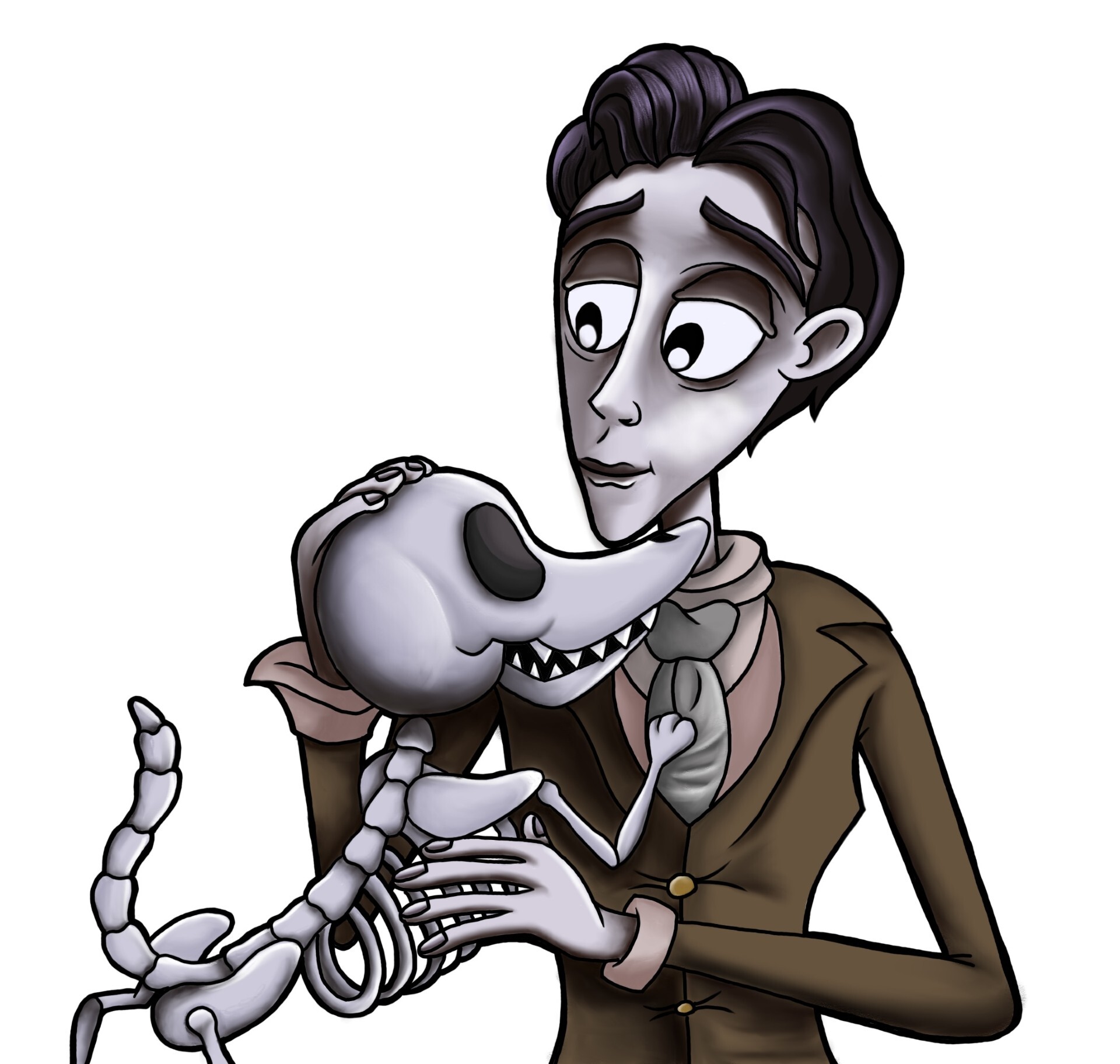 ArtStation - Toontober - Victor and Scraps (my style)