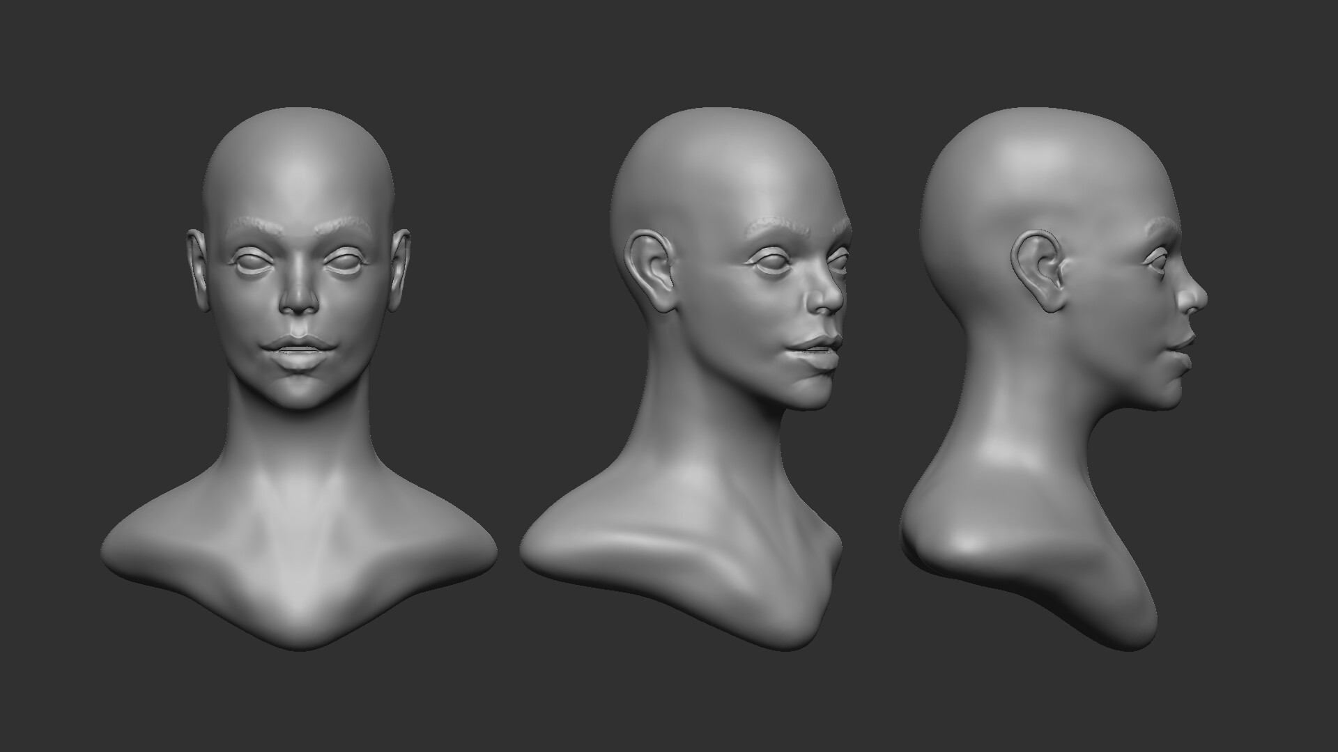 Fedor Bortnik - Head anatomy study 01