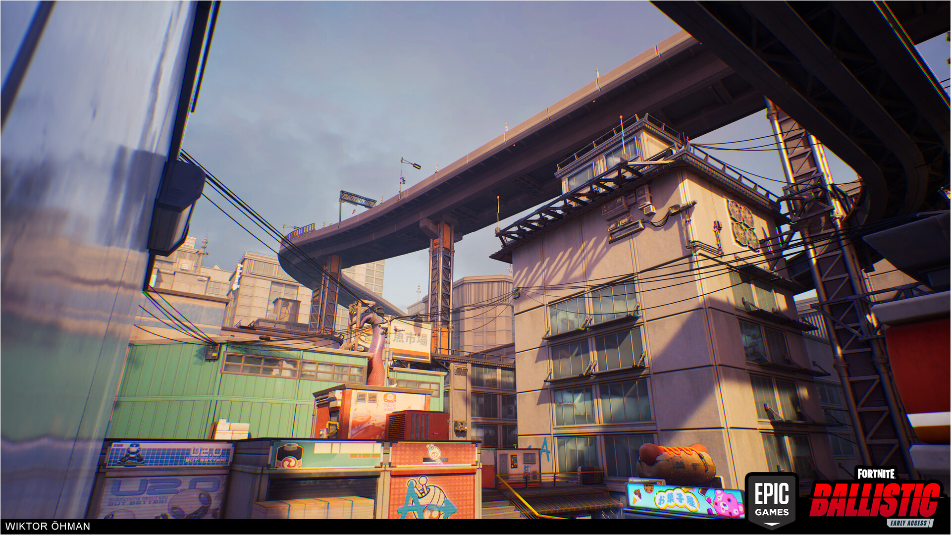 Wiktor Öhman Portfolio - 3D Artist - Fortnite Ballistic - Skyline 10 Vista