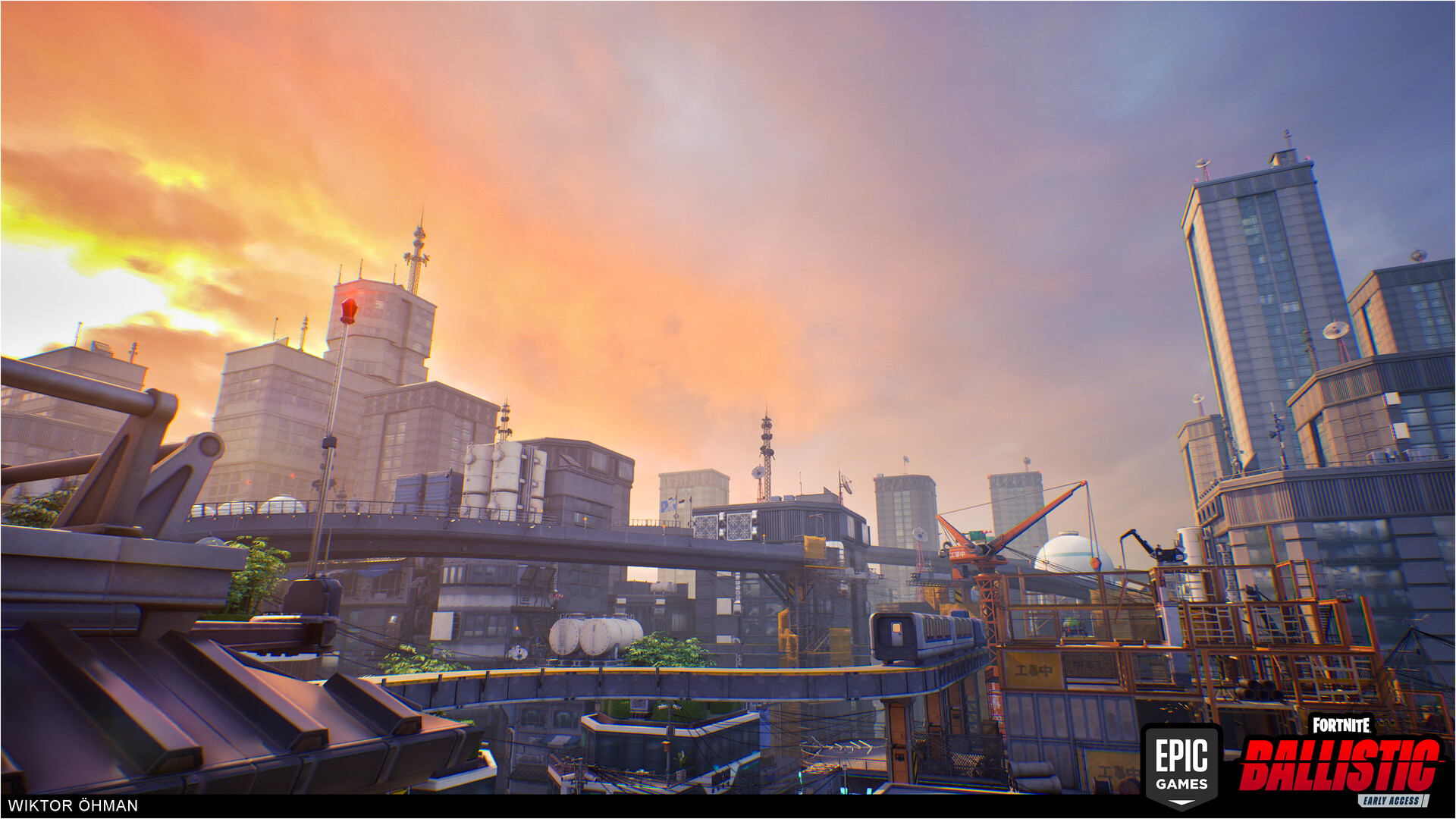 Wiktor Öhman Portfolio - 3D Artist - Fortnite Ballistic - Skyline 10 Vista