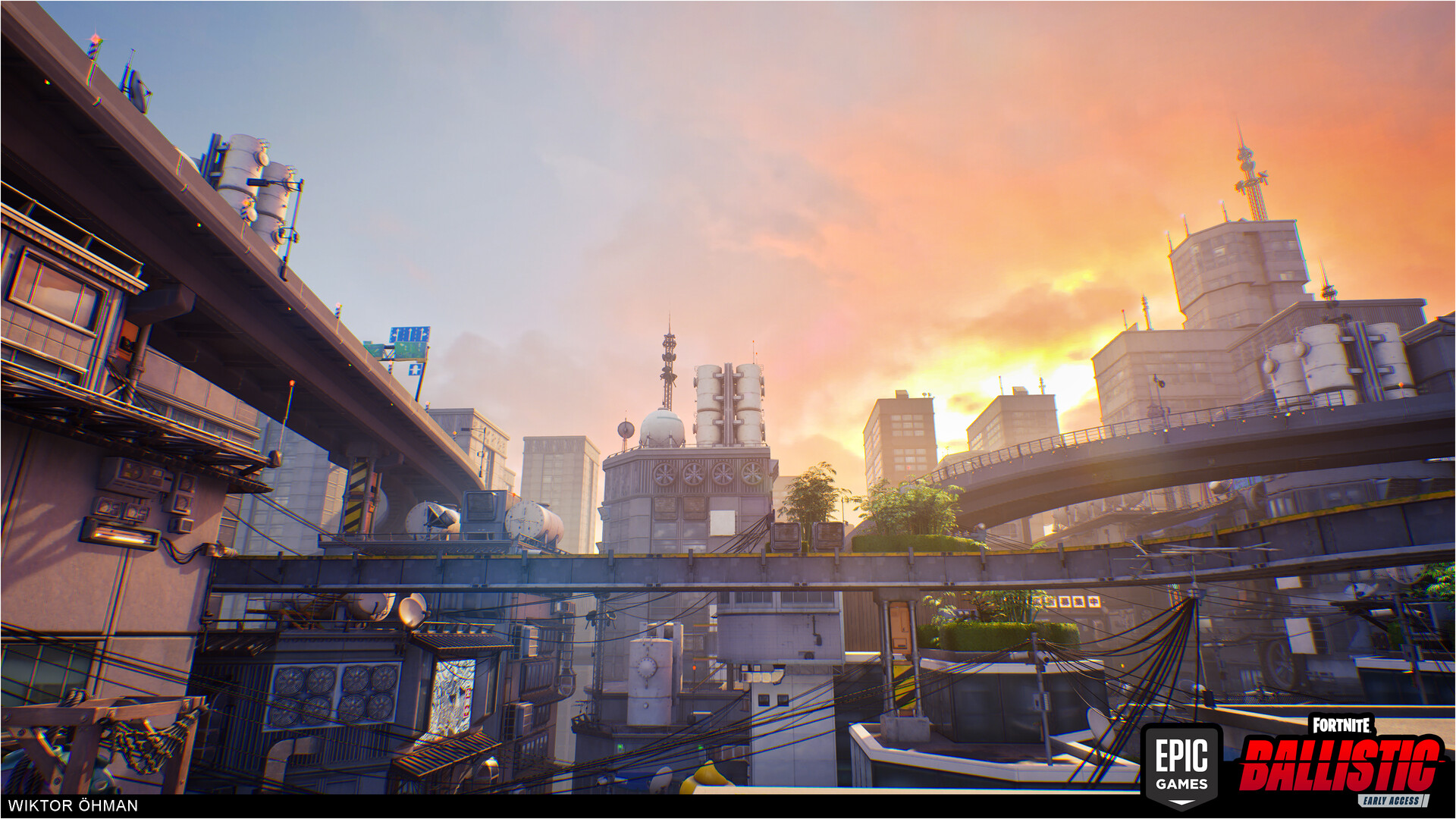 Wiktor Öhman Portfolio - 3D Artist - Fortnite Ballistic - Skyline 10 Vista