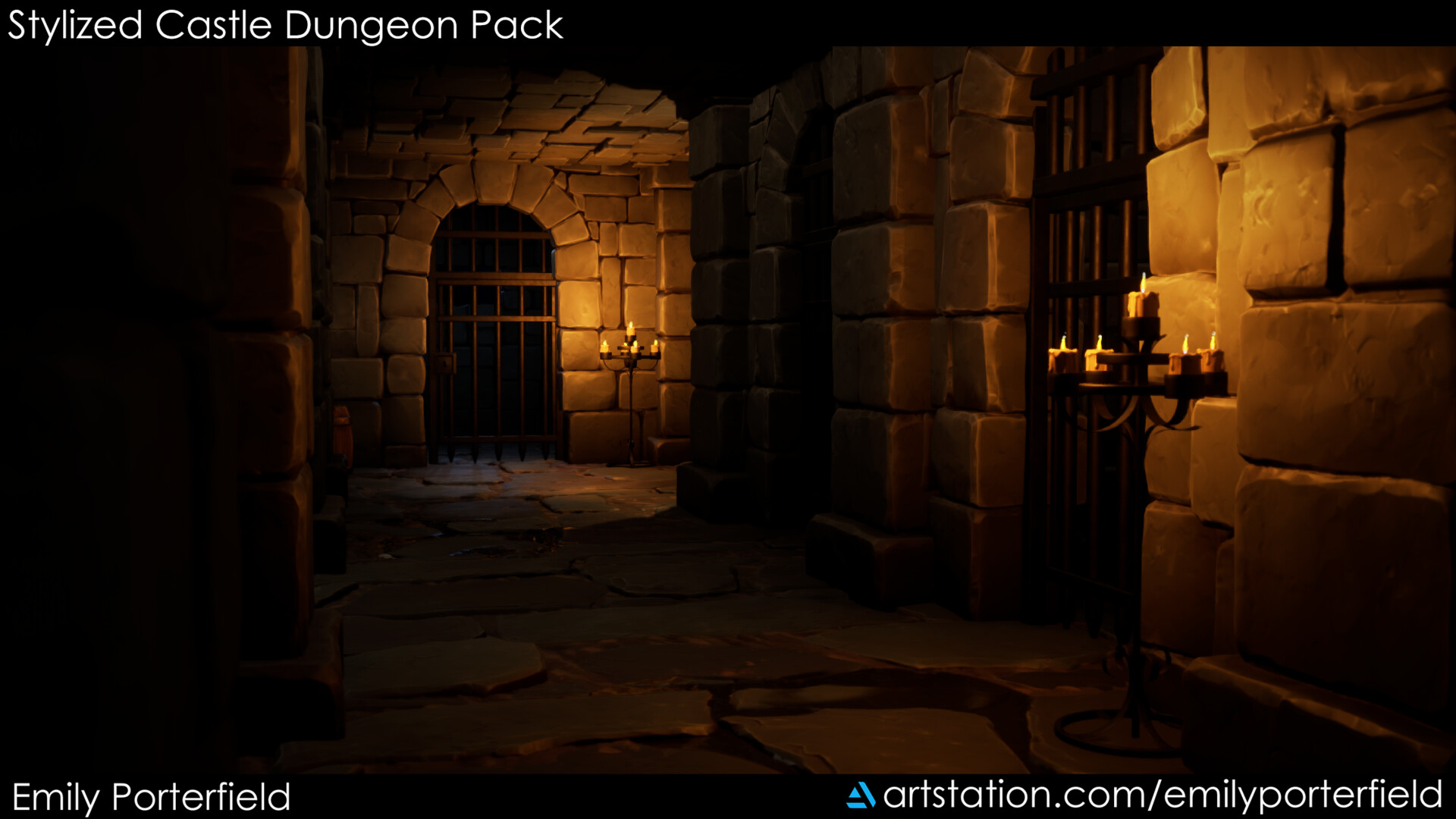 ArtStation - Stylized Castle Dungeon Pack