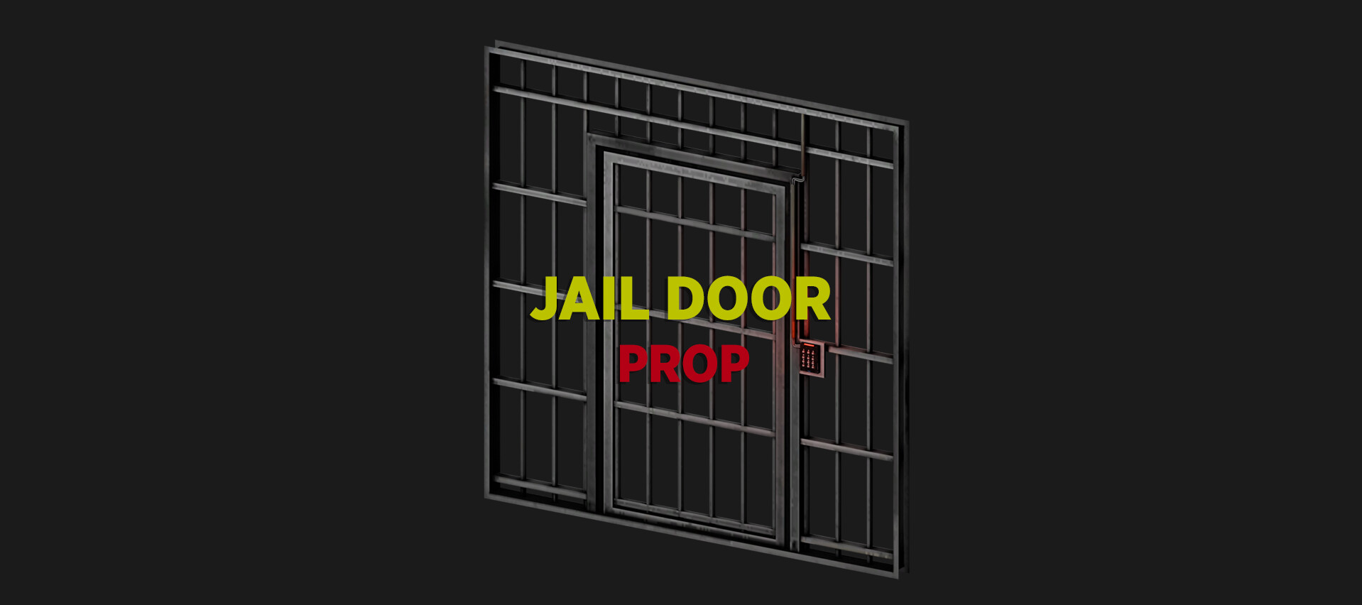 ArtStation - Jail DOor Prop
