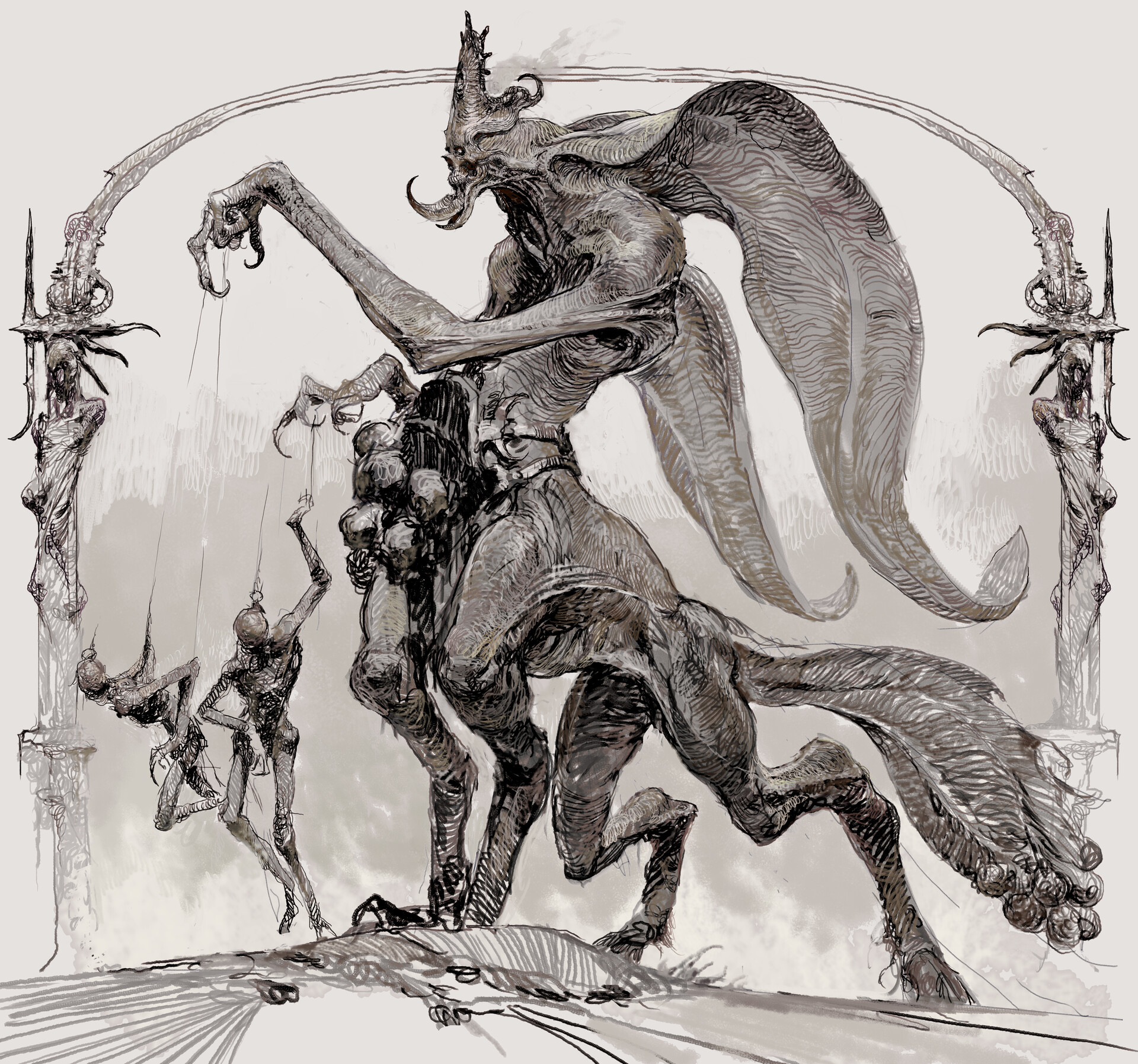 ArtStation - Sketches for a personal project.