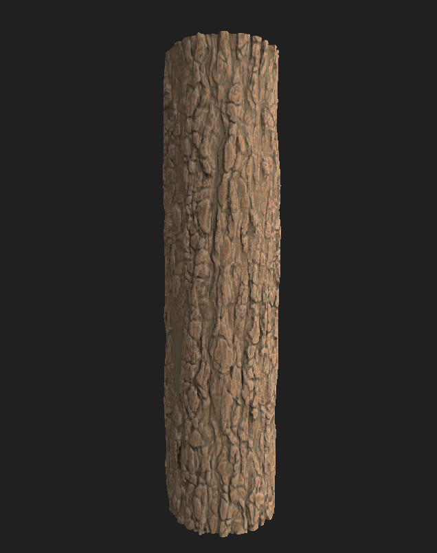 Jayson Bennett 3D Artist Portfolio - Pine Bark Tiling Material