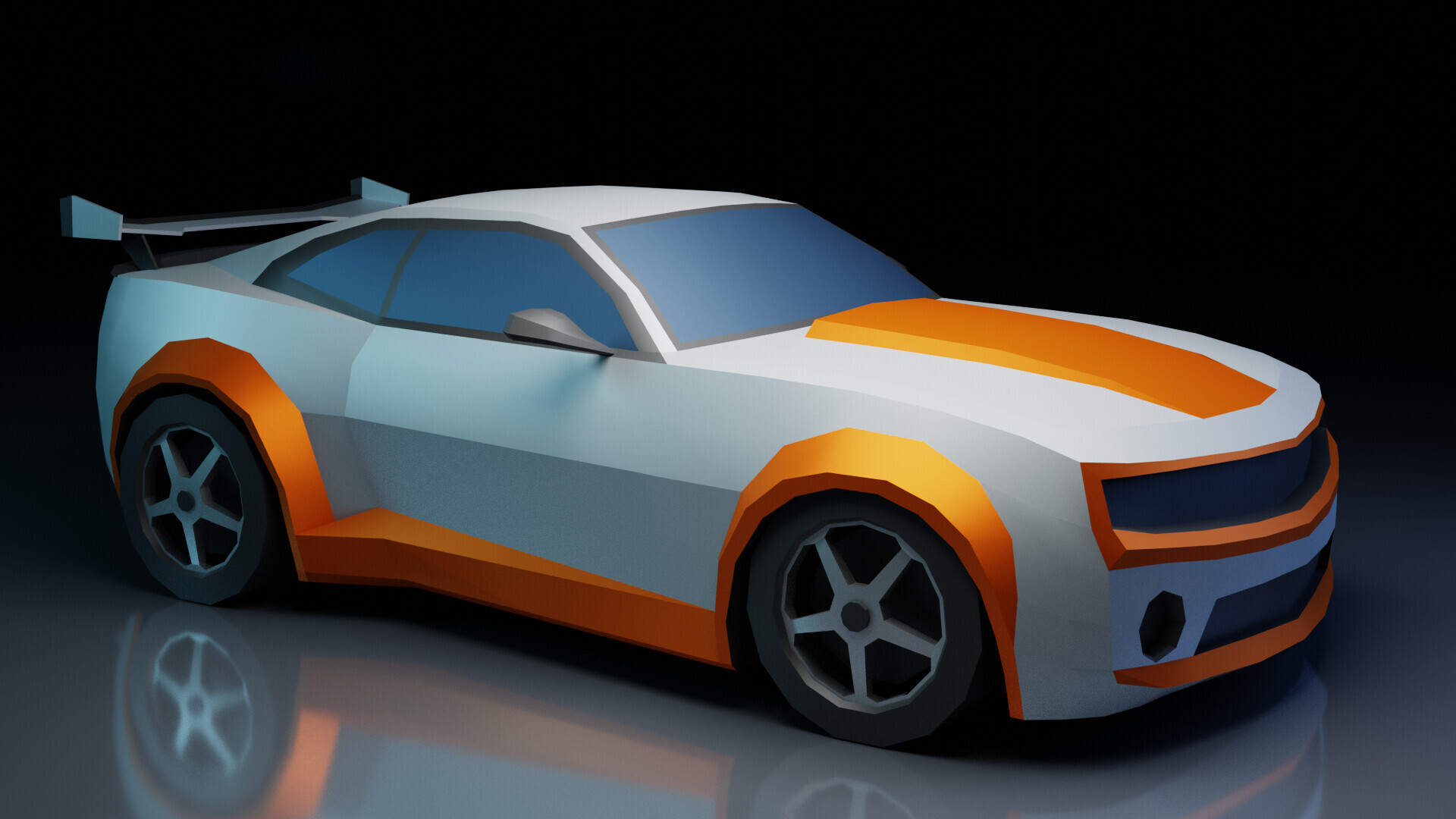 ArtStation - Low-poly Car