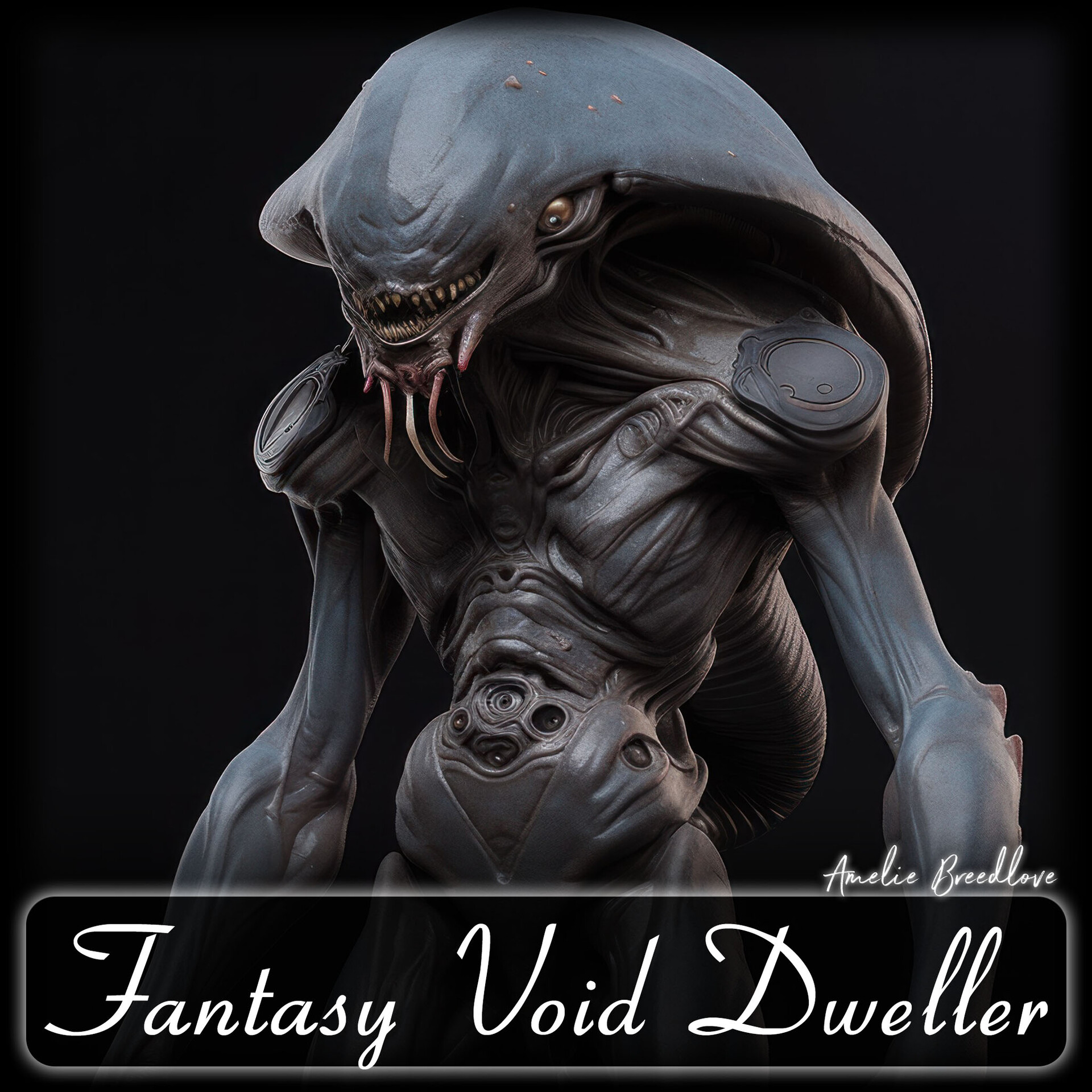 ArtStation - 200 Fantasy Void Dweller Alien Reference Pack | 4K | v.25