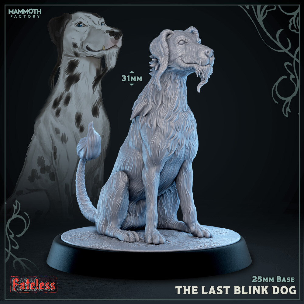 ArtStation - The Last Blink Dog - Work done for @MammothFactoryGames