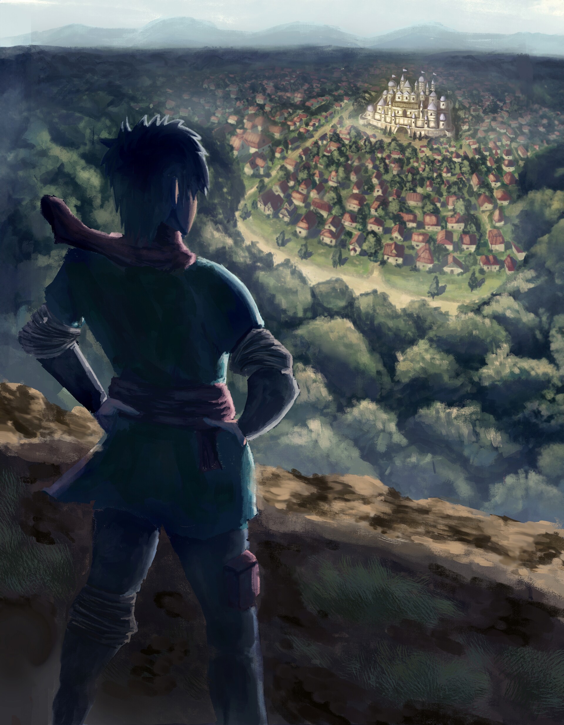 ArtStation - Arriving at the castle