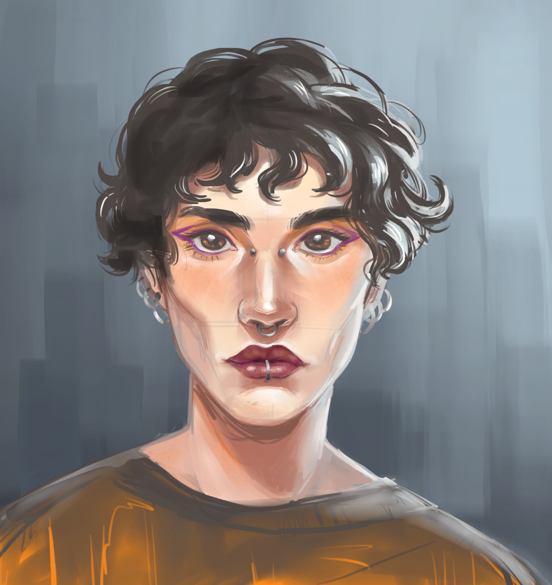 ArtStation - Sketchy portrait