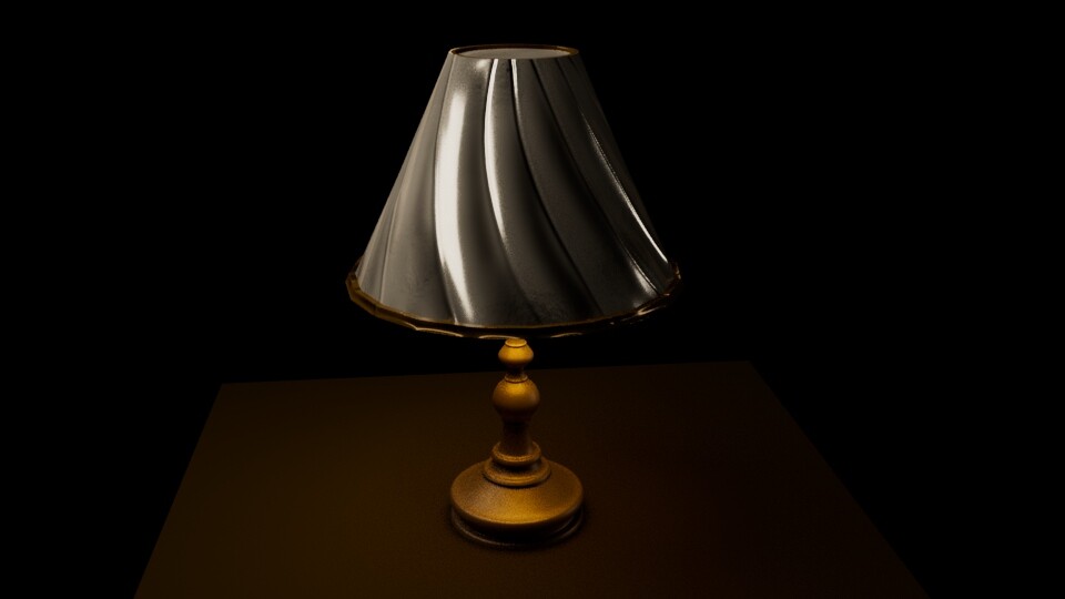 ArtStation - Stylized Table Lamp