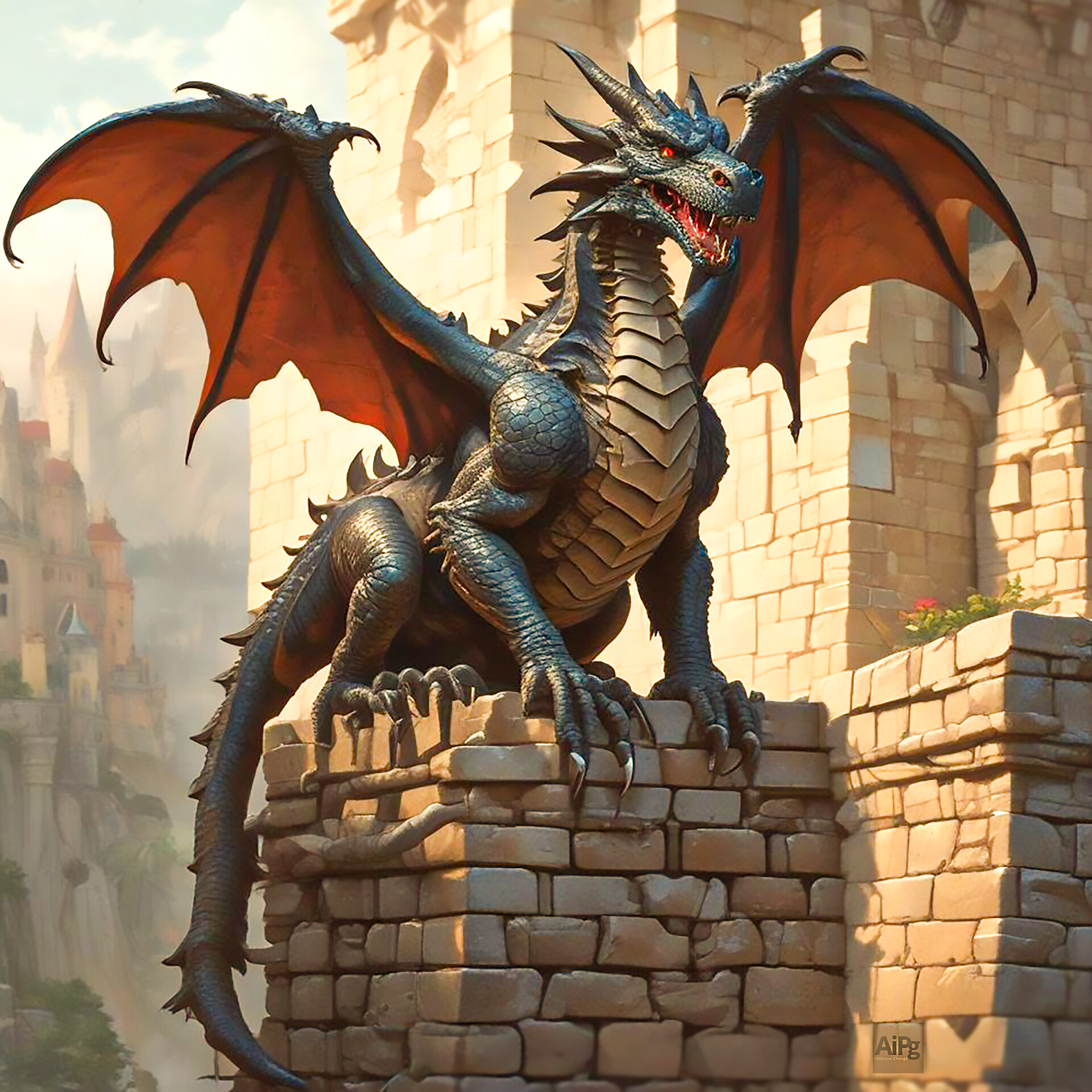 ArtStation - Dragon Resting. 2024 by AiPg