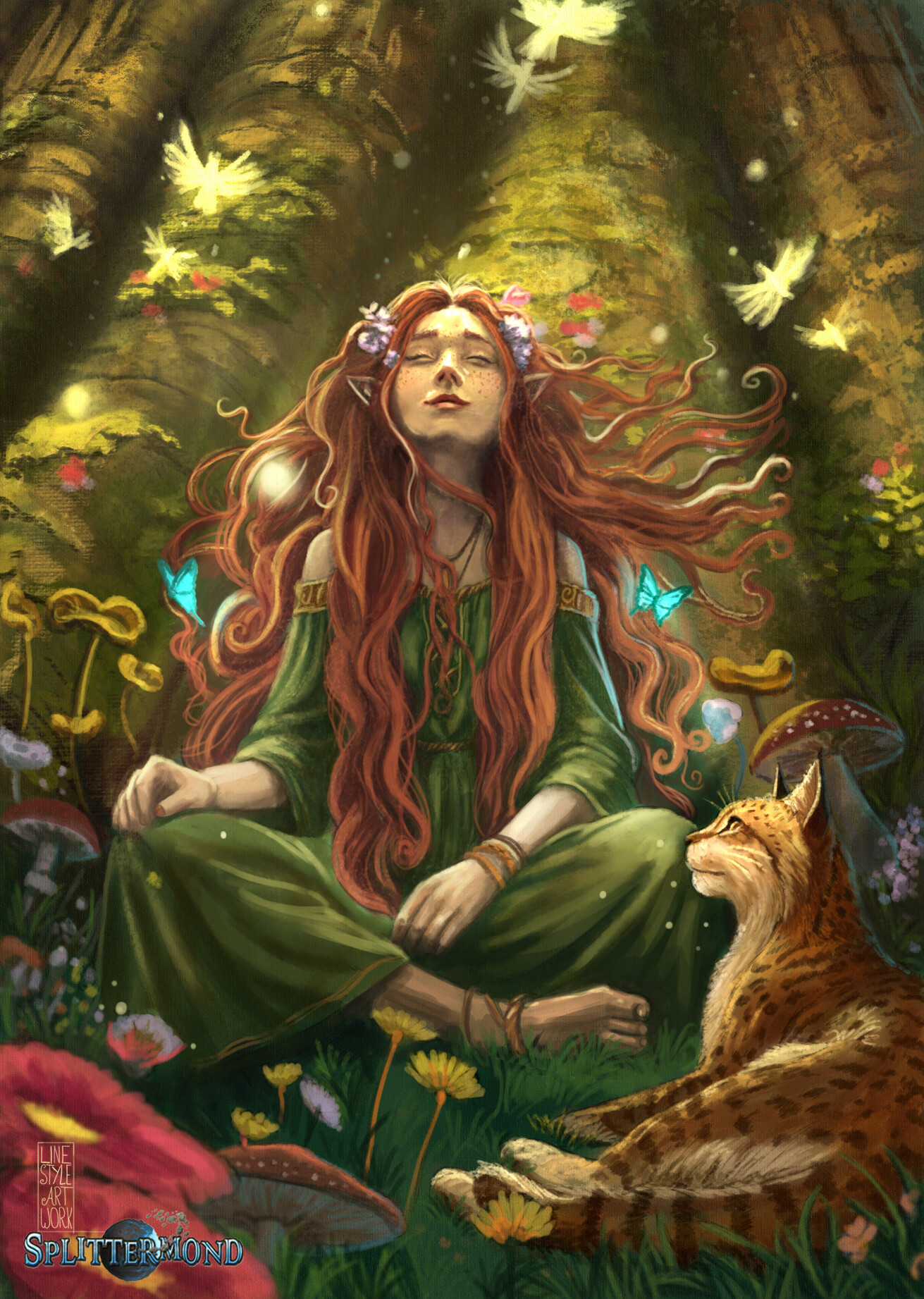 ArtStation - Asha-Vera, goddess of the Immersommer elves and guardian ...