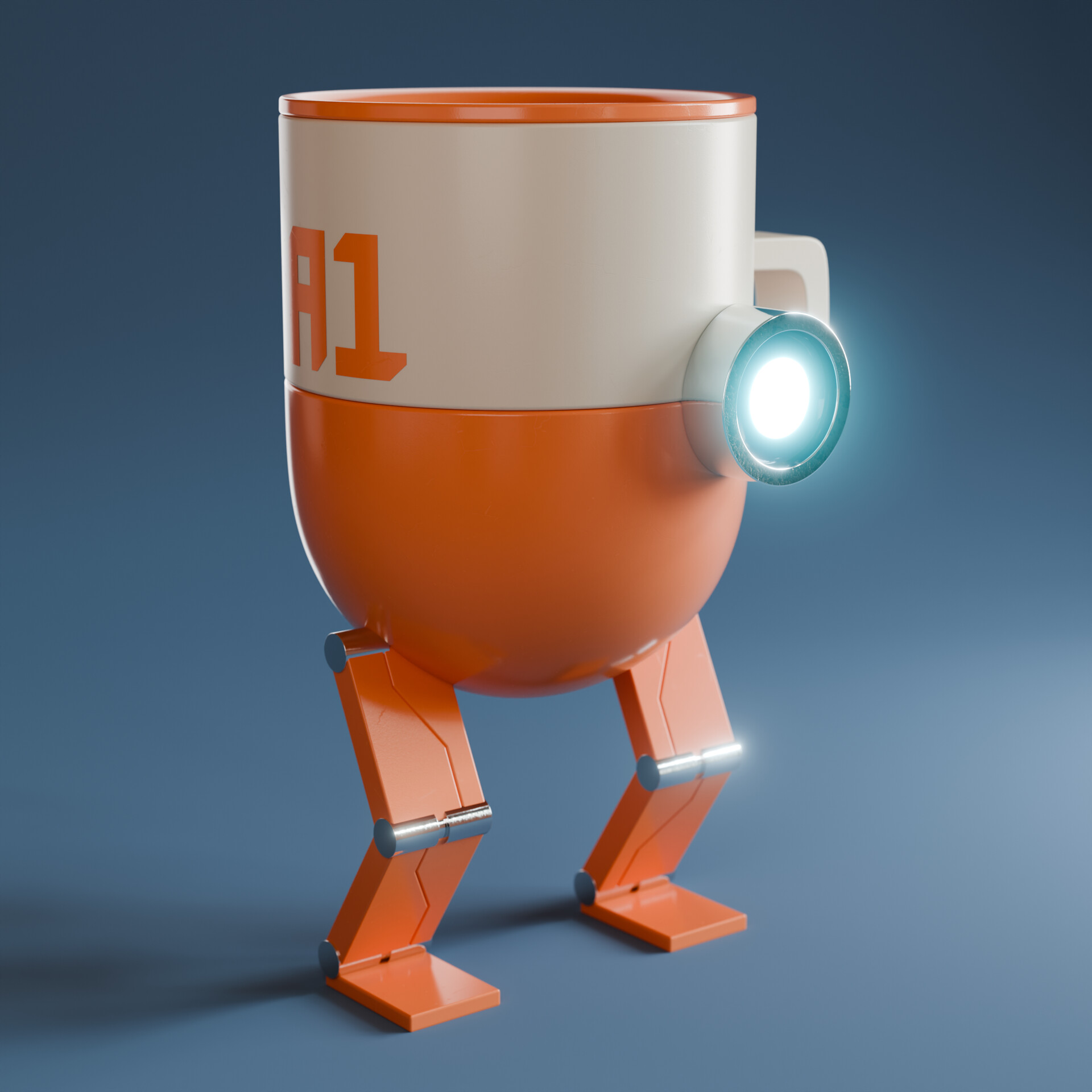 ArtStation - Robot Coffee Cup bot