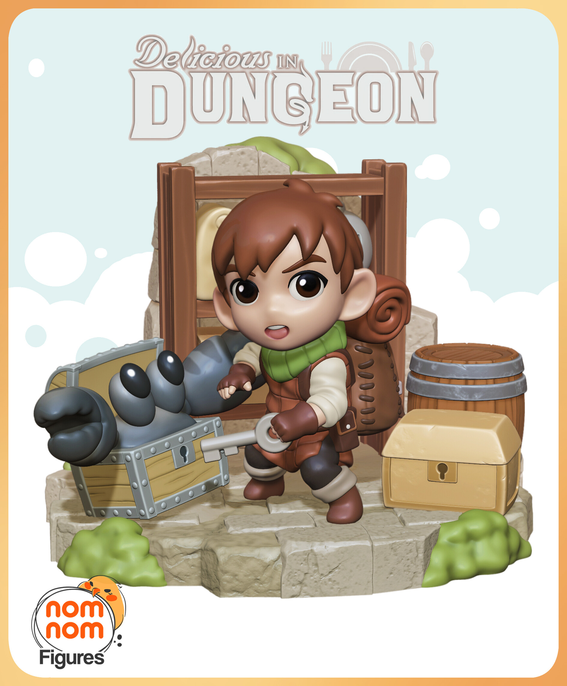 ArtStation - Chibi Chilchuck Tims - Dungeon Meshi