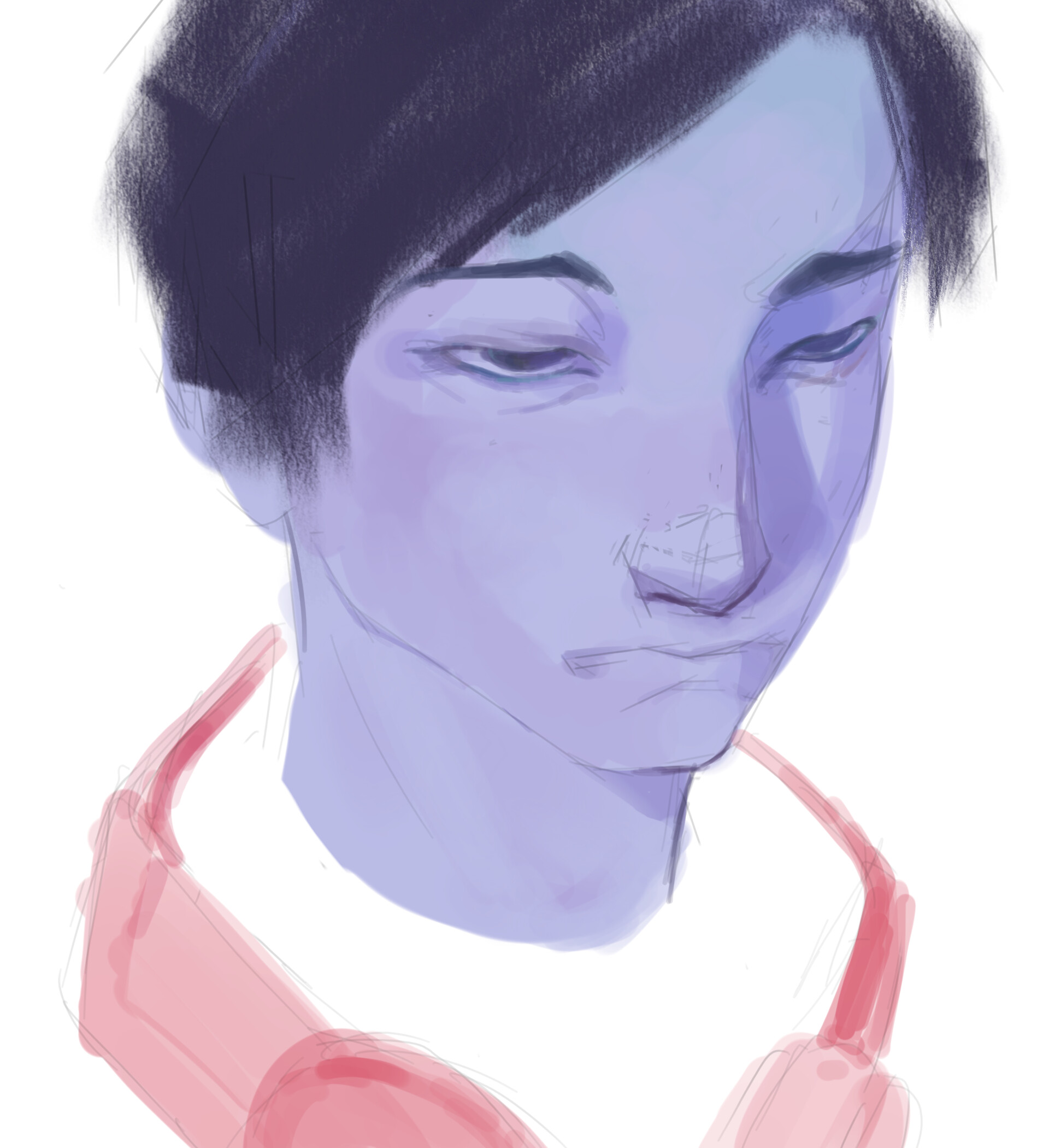 ArtStation - Blue over you