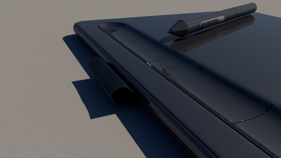 ArtStation - Realistic 3D Pen Tablet Model