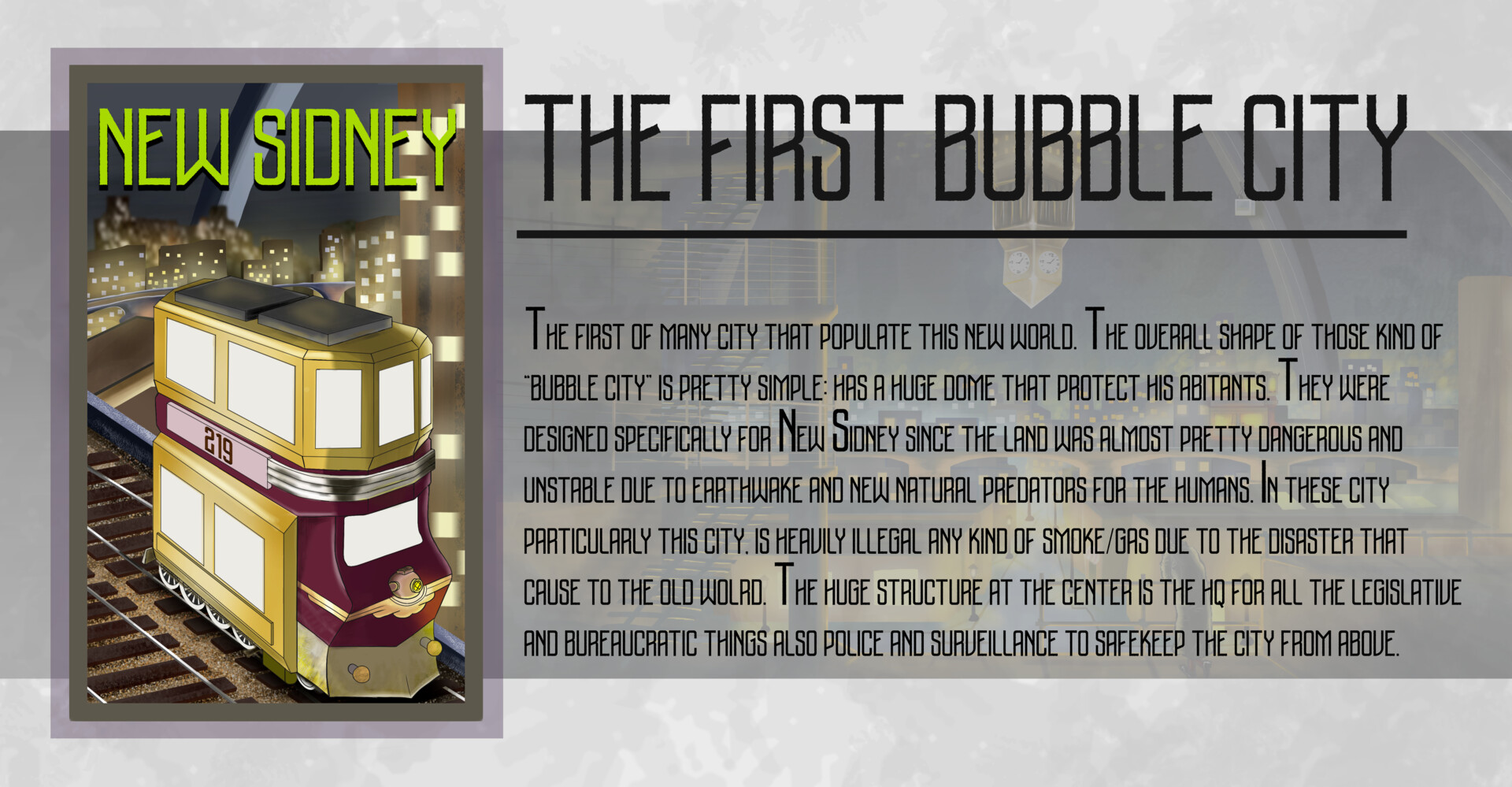 ArtStation - New Sidney, The First Bubble City