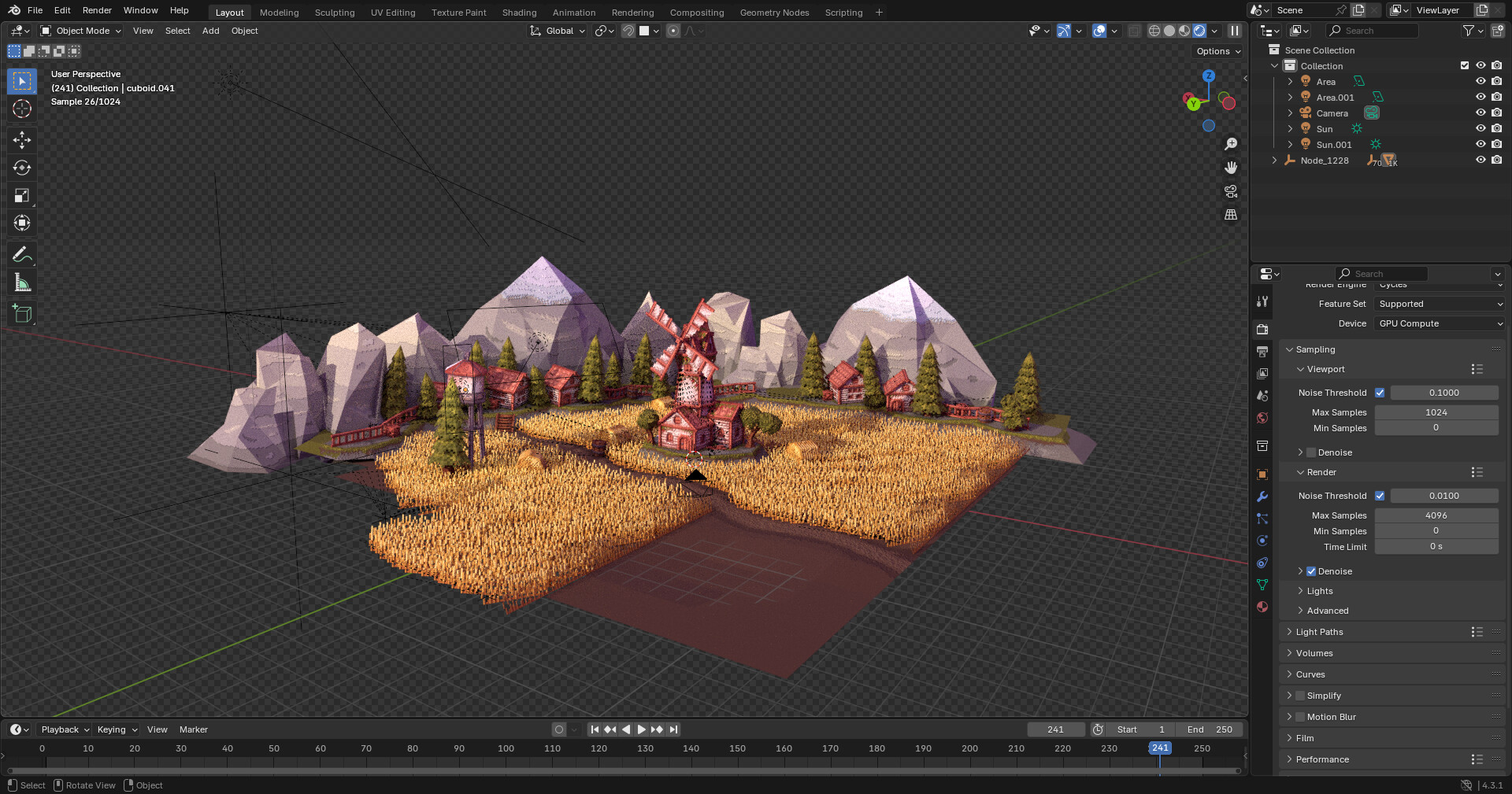 AnolXD (Alexander L.) - Harvest (Blockbench Splash Art Contest 18, 3-rd ...