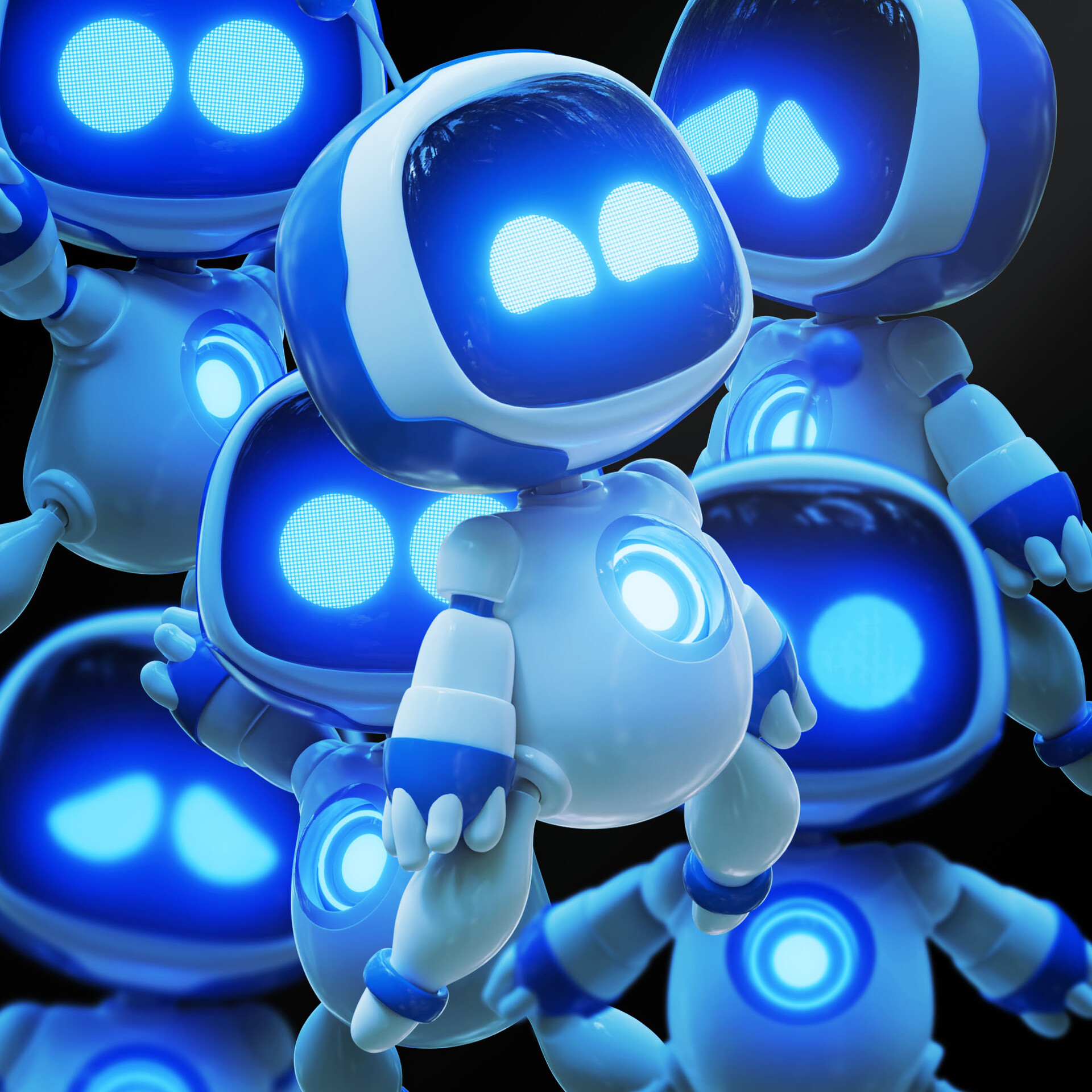 ArtStation - Astro Bot PS5 - Fan Art with Blender | 3D CUTE | GAME
