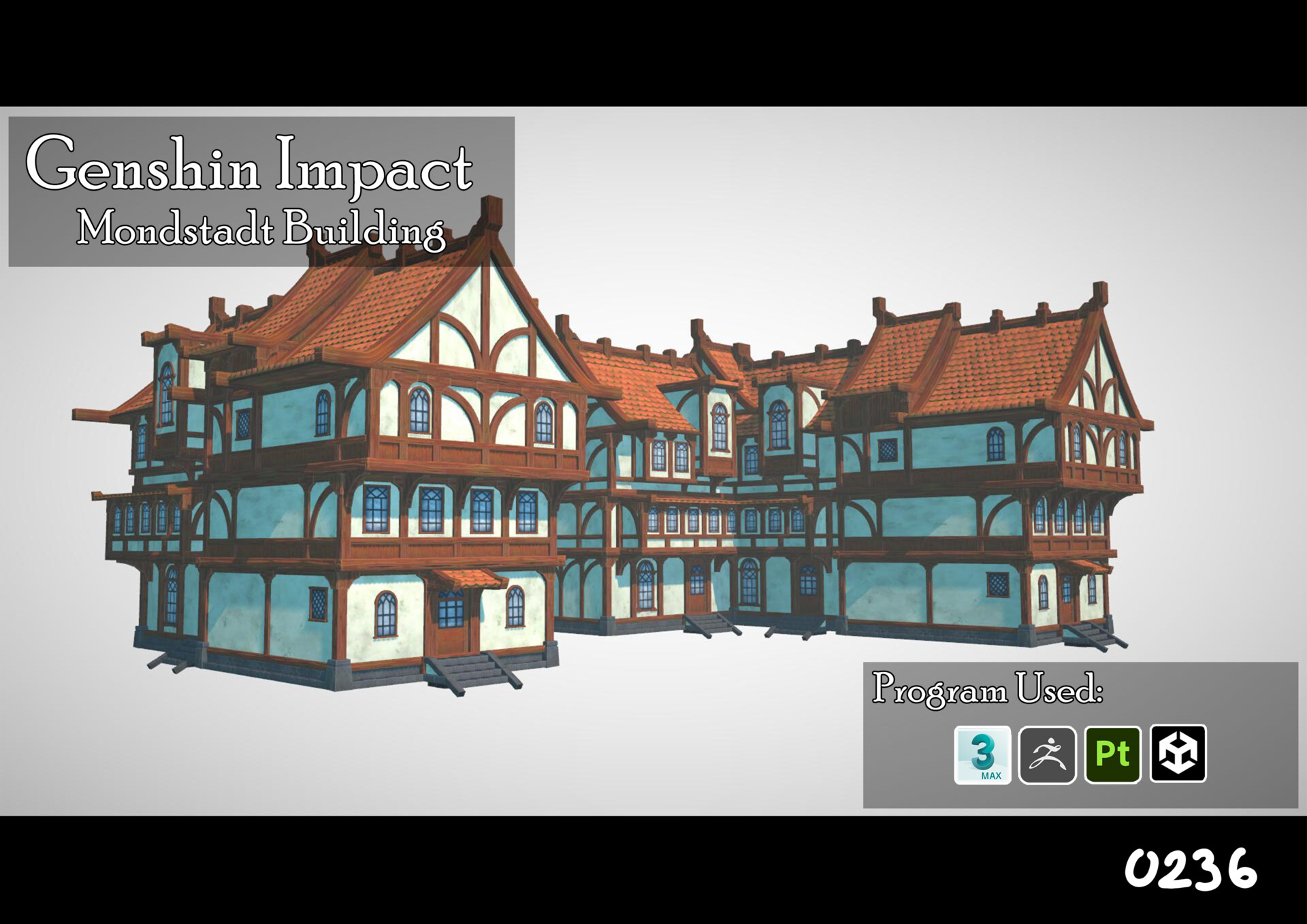 ArtStation - Mondstadt Building(Genshin Impact FMM)