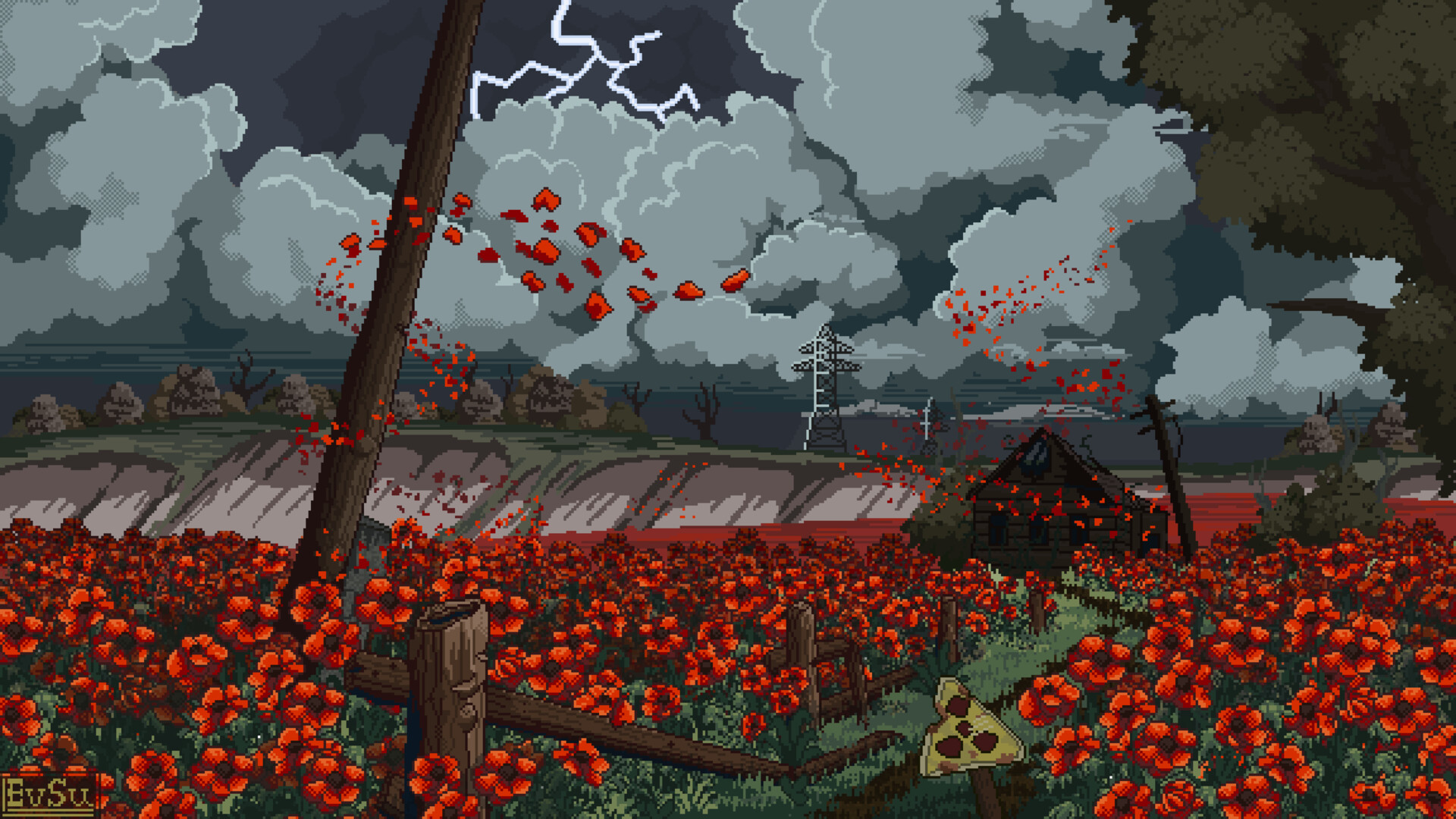 ArtStation - poppy field from staker 2