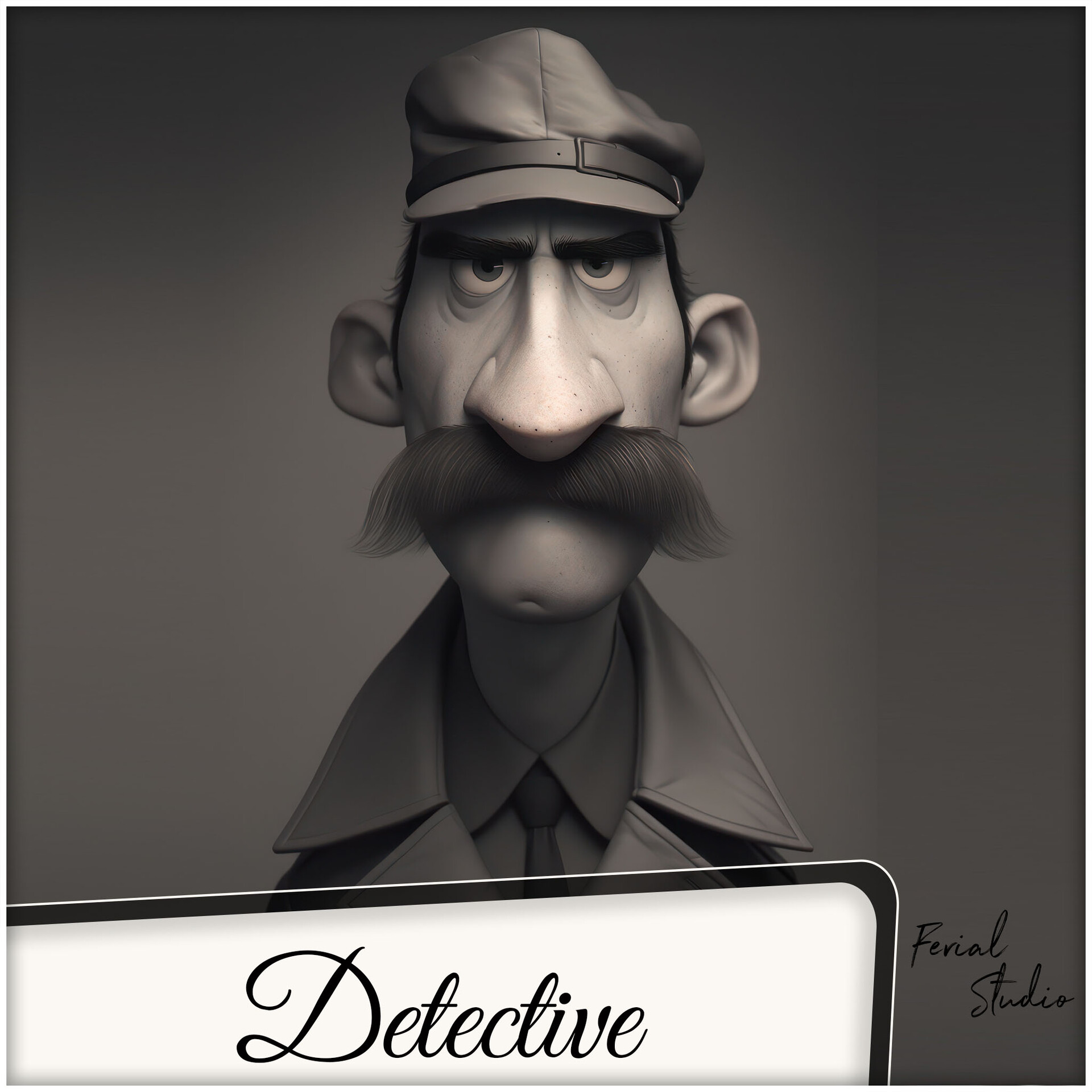 ArtStation - 🔹240 Detective - Head Model Reference Image Pack v.37 |4K|