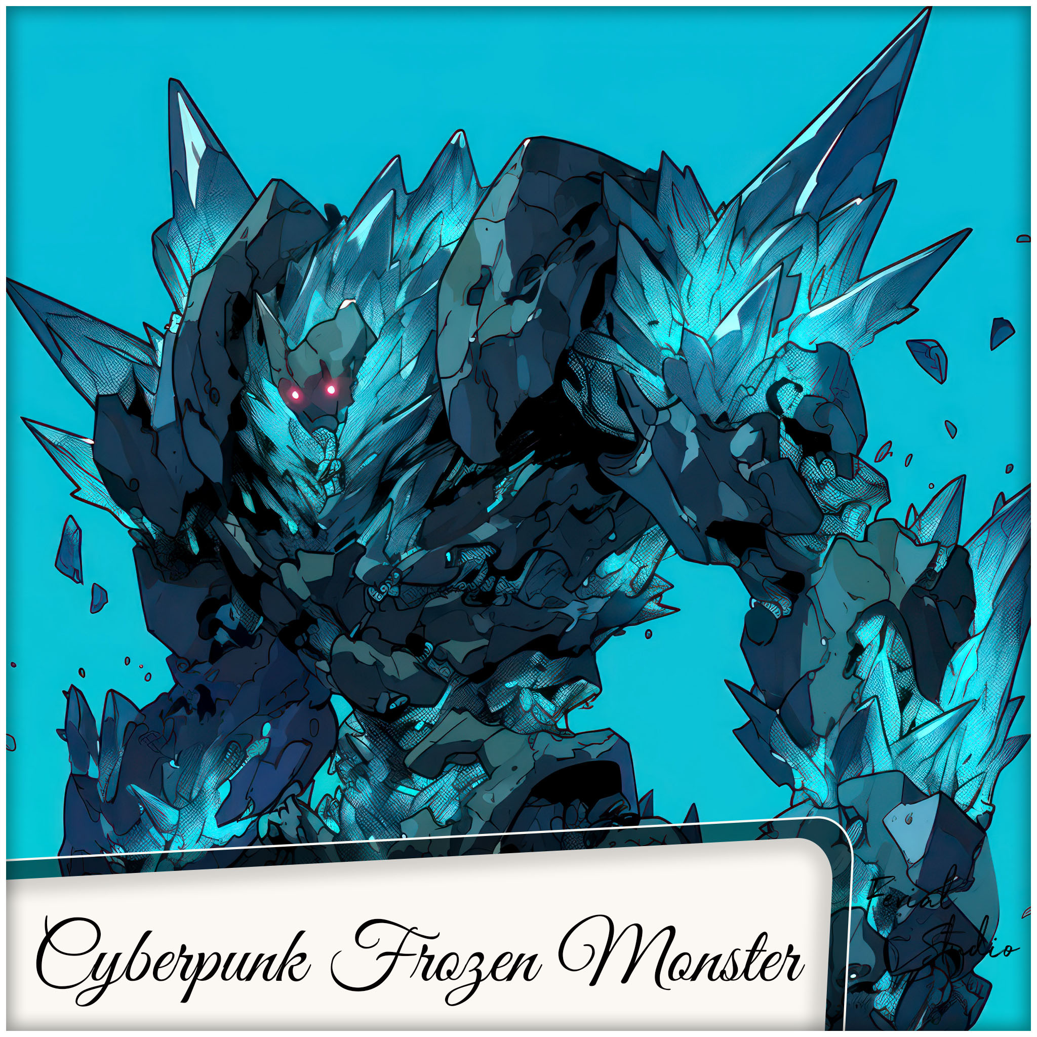 Ferial Studio - 🔹220 Cyberpunk Frozen Monster - Cartoon Character ...