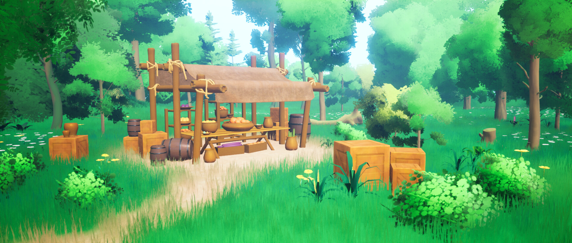 Dilshan Yapa - Stylized Medieval Market