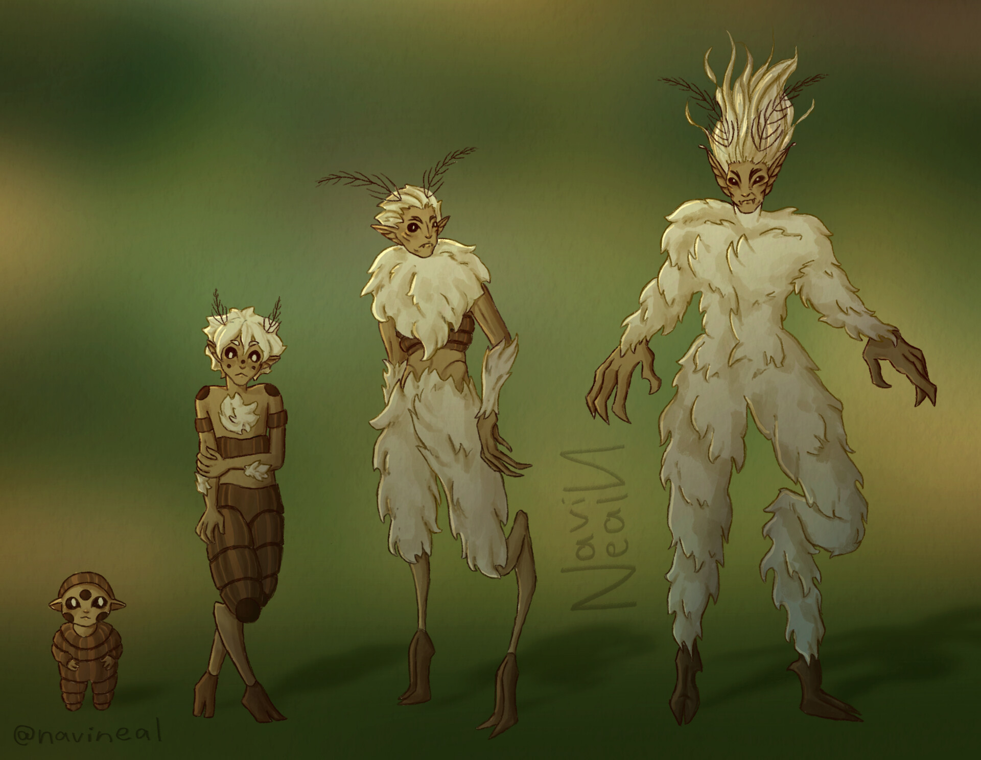 ArtStation - Character Evolution Designs