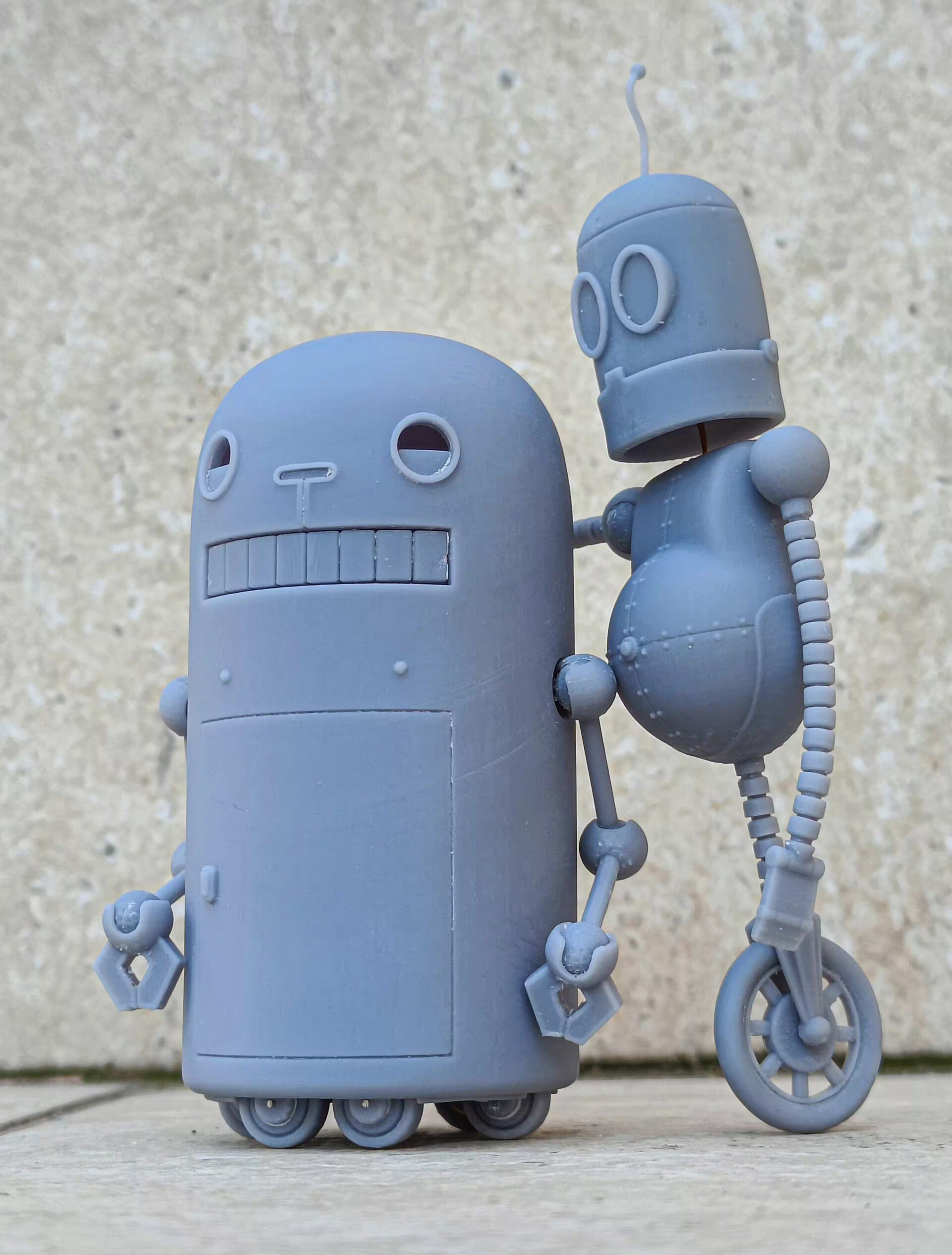 Andrei Dilă - MO & FOCA - 3D Printed Figurines