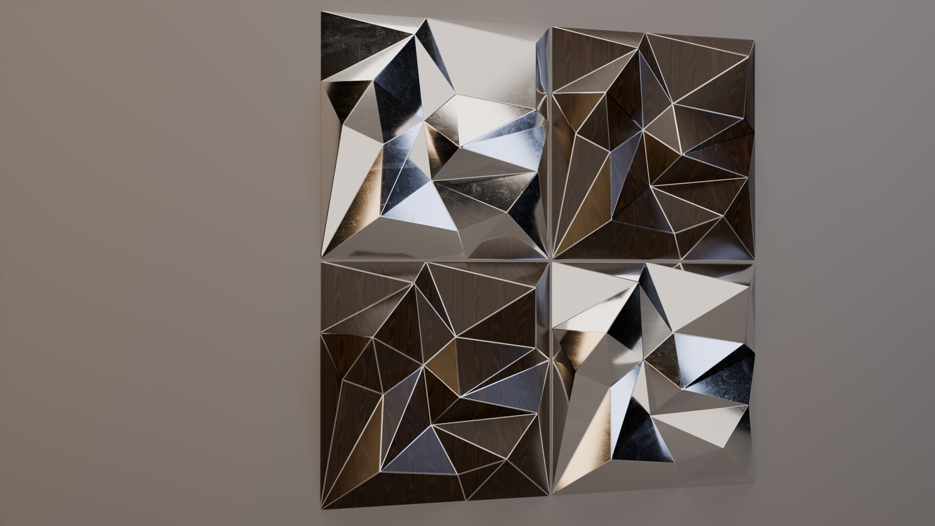 ArtStation - Geo Wall Decoration