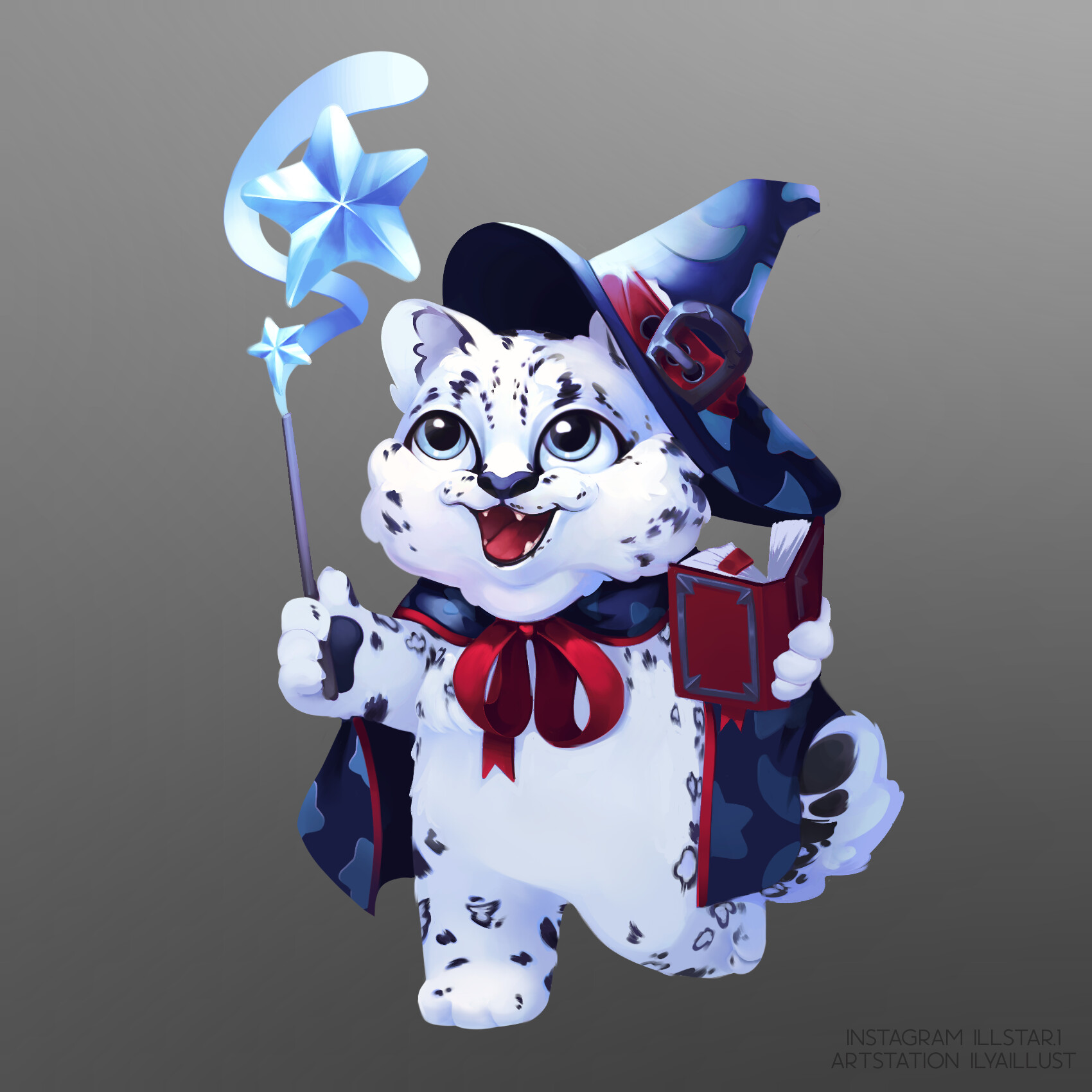 Olga Ilchenko - Test work | snow leopard wizard