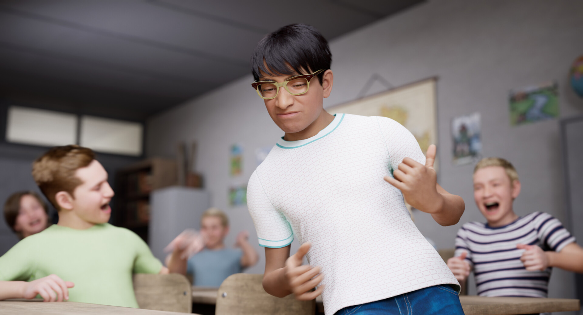 ArtStation - Working Class – Scene 5: Air Guitar