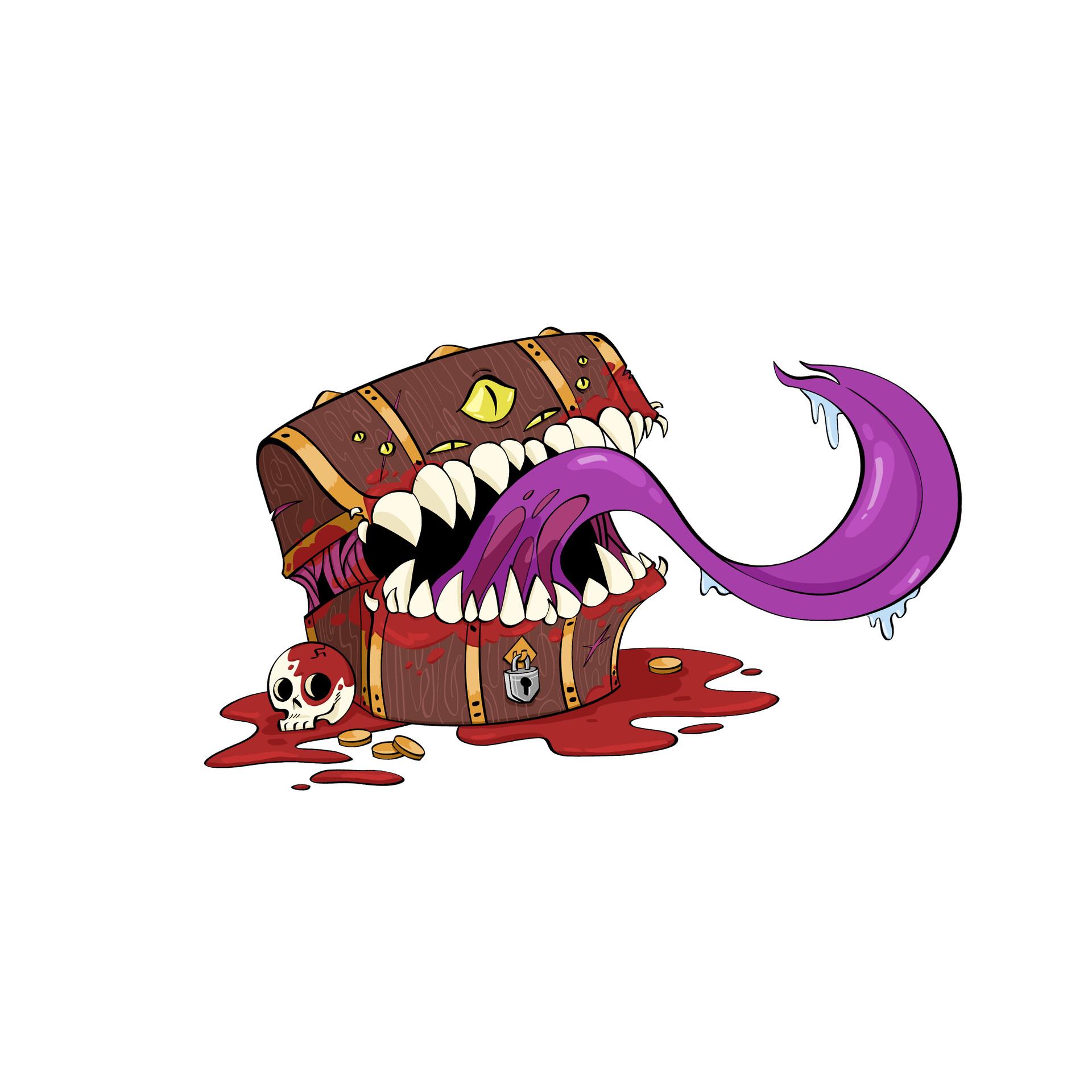 Artstation Mimic Chest Commission
